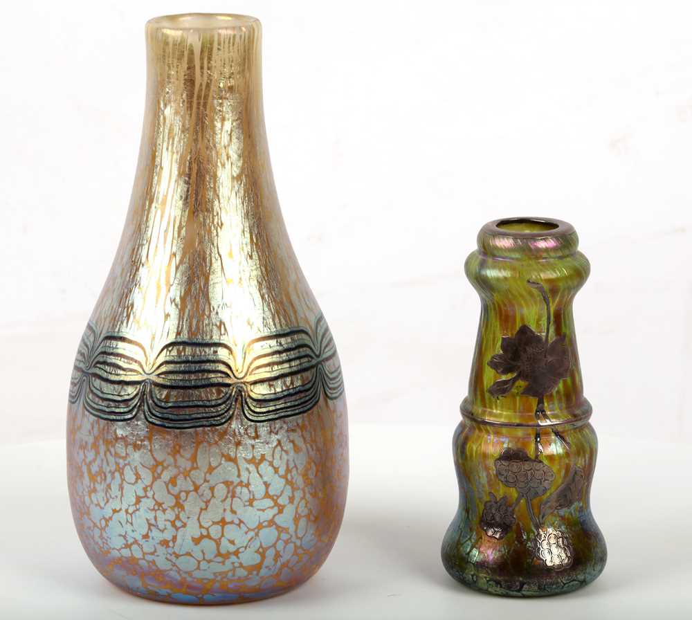 Lot 279 - LOETZ / PAUL KOENIG 1920's silver inlay