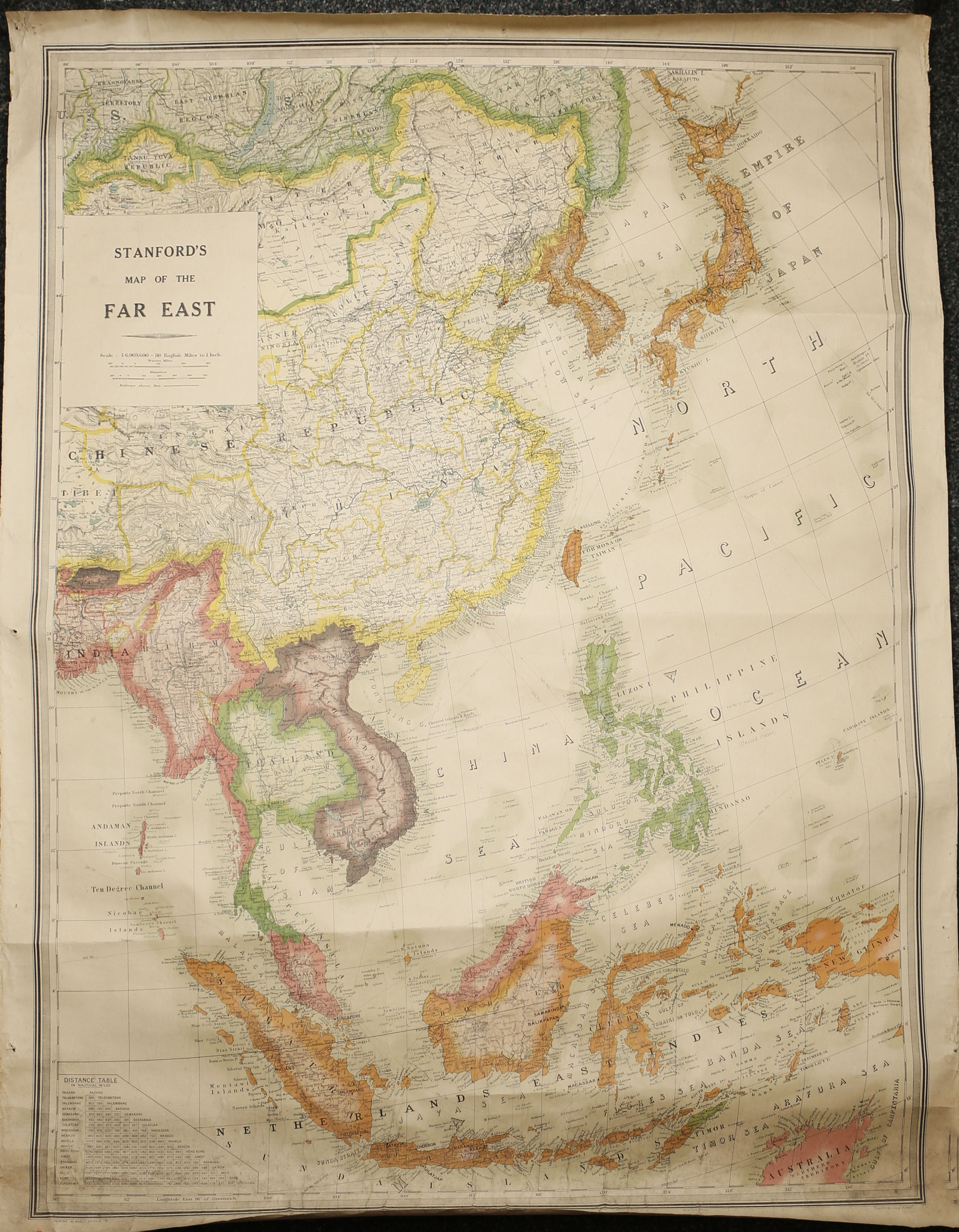 Lot 527 - Japanese interest; to include maps, Stanford'