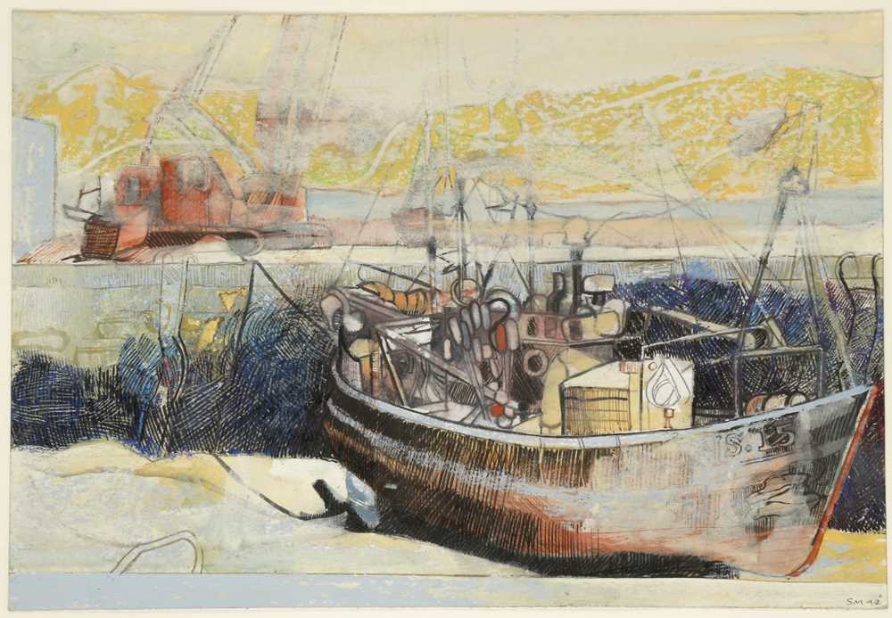 Lot 460 - SIMON MARSH (BRITISH b.1961), 'Padstow