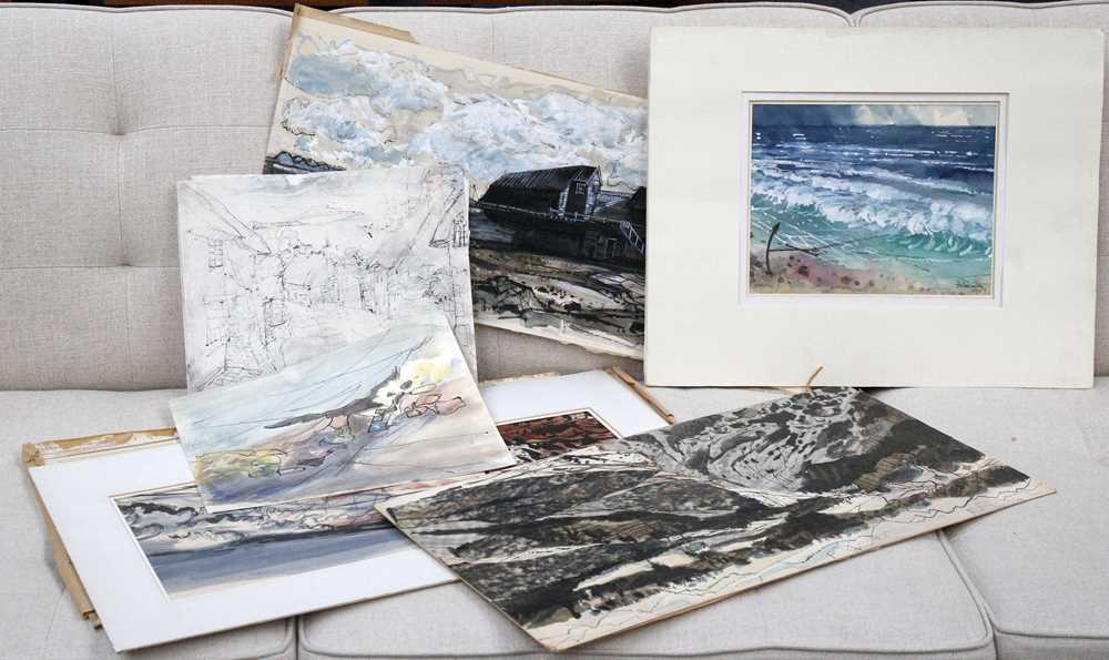 Lot 405 - RICHARD SEDDON RSW, a collection of mid 20th