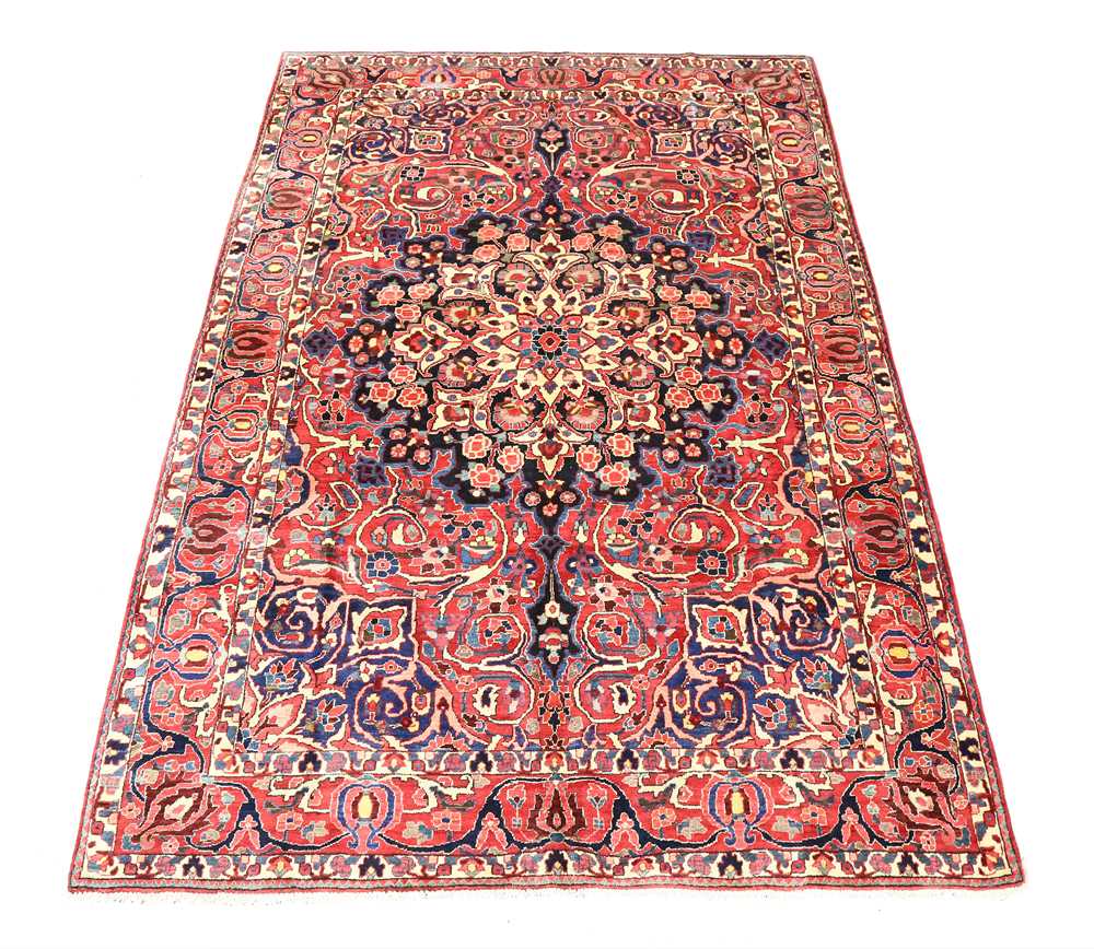 Lot 4 - A BAKHTIAR CARPET, WEST PERSIA, LATE 20th