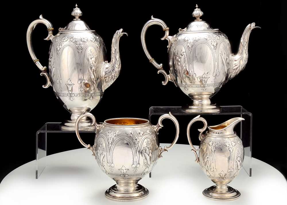 Lot 484 - A Victorian antique sterling silver