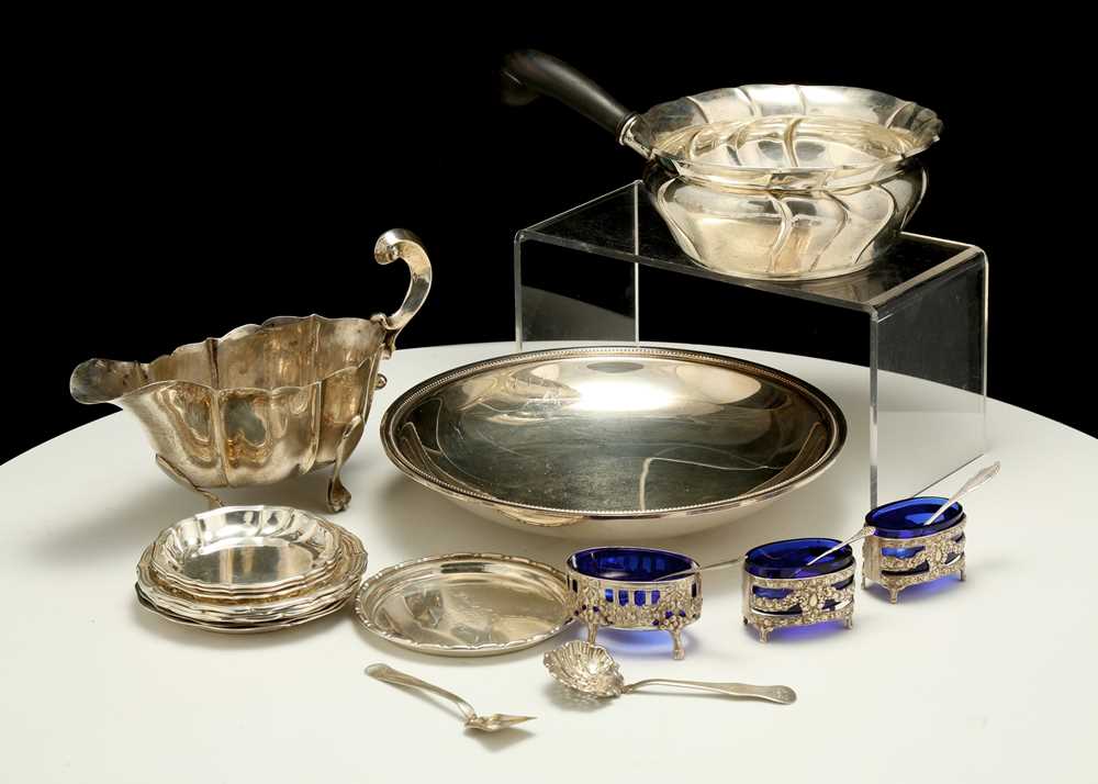 Lot 333 - A mixed group of Danish and Swedish silver