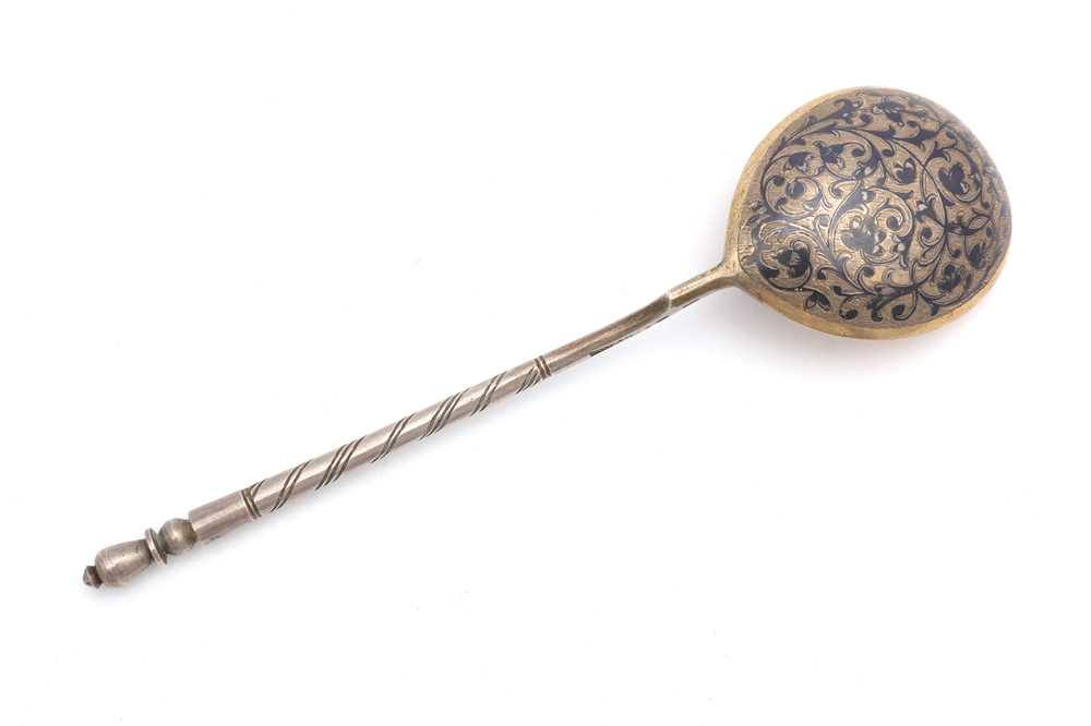 Lot 234 - A 19th century Russian parcel-gilt and