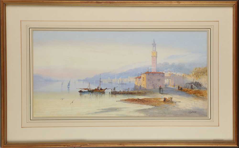Lot 475 - H. Colvin 19th Century, study of coastal