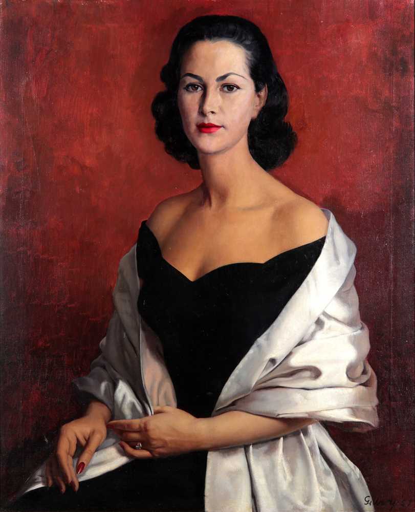 Lot 357 - GILLERY (BRITISH 20TH CENTURY) ARR Portrait