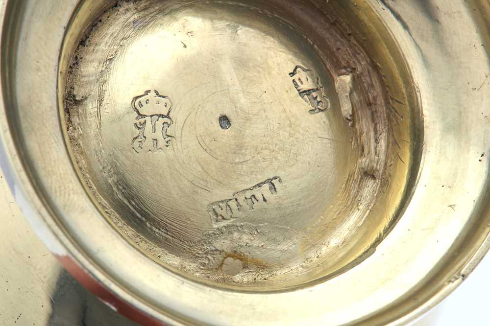 Lot 128 - A cased 18th century French silver-gilt