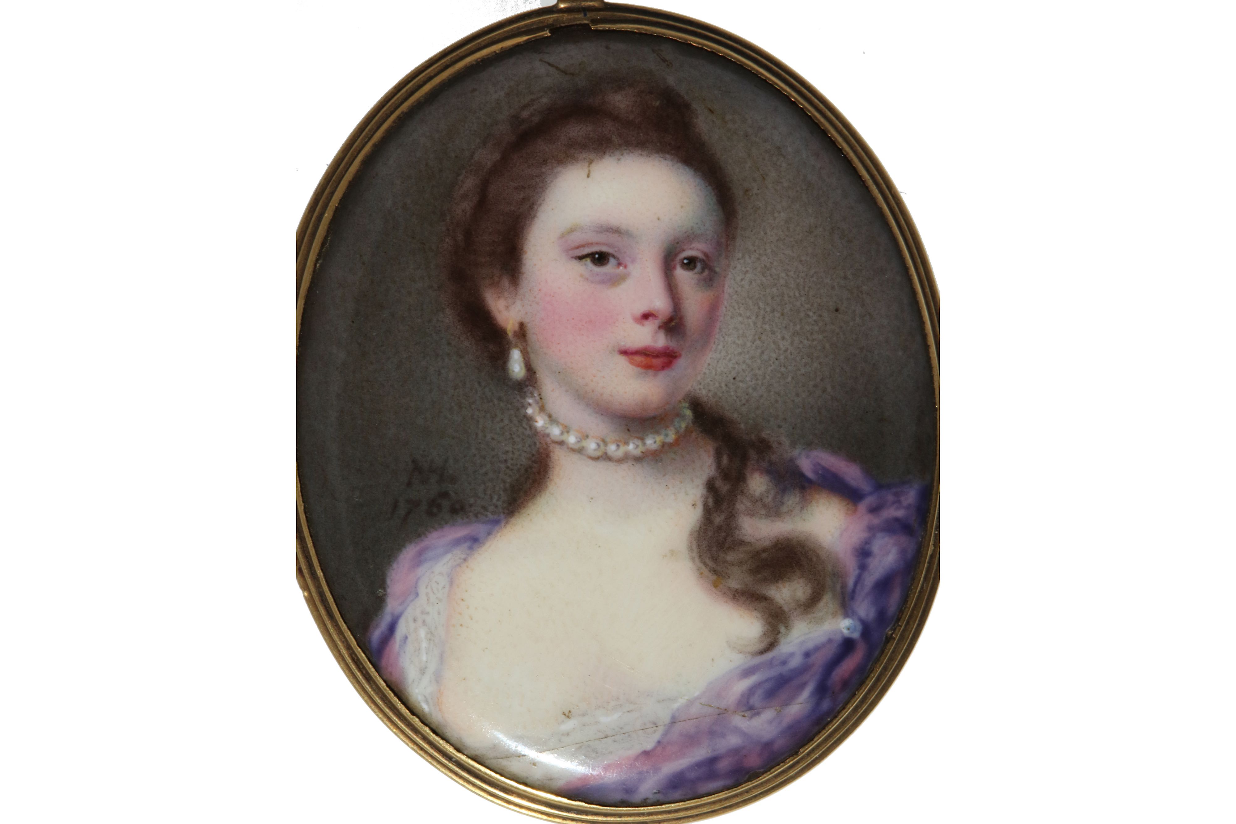 Lot 9 - NATHANIEL HONE (BRITISH 1718 - 1784) Portrait