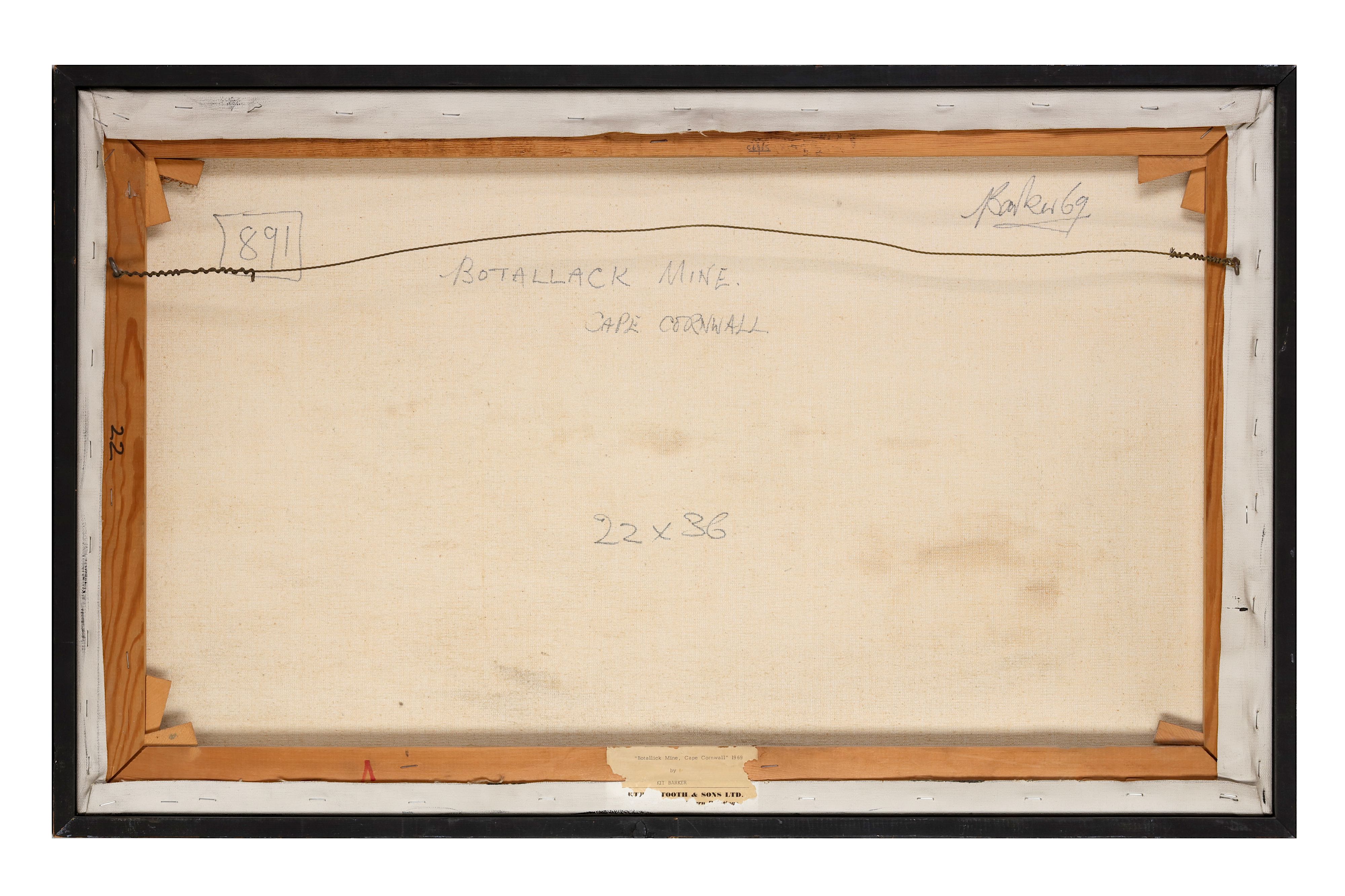 Lot 251 - KIT BARKER (BRITISH 1916-1988) Le Seine, Les