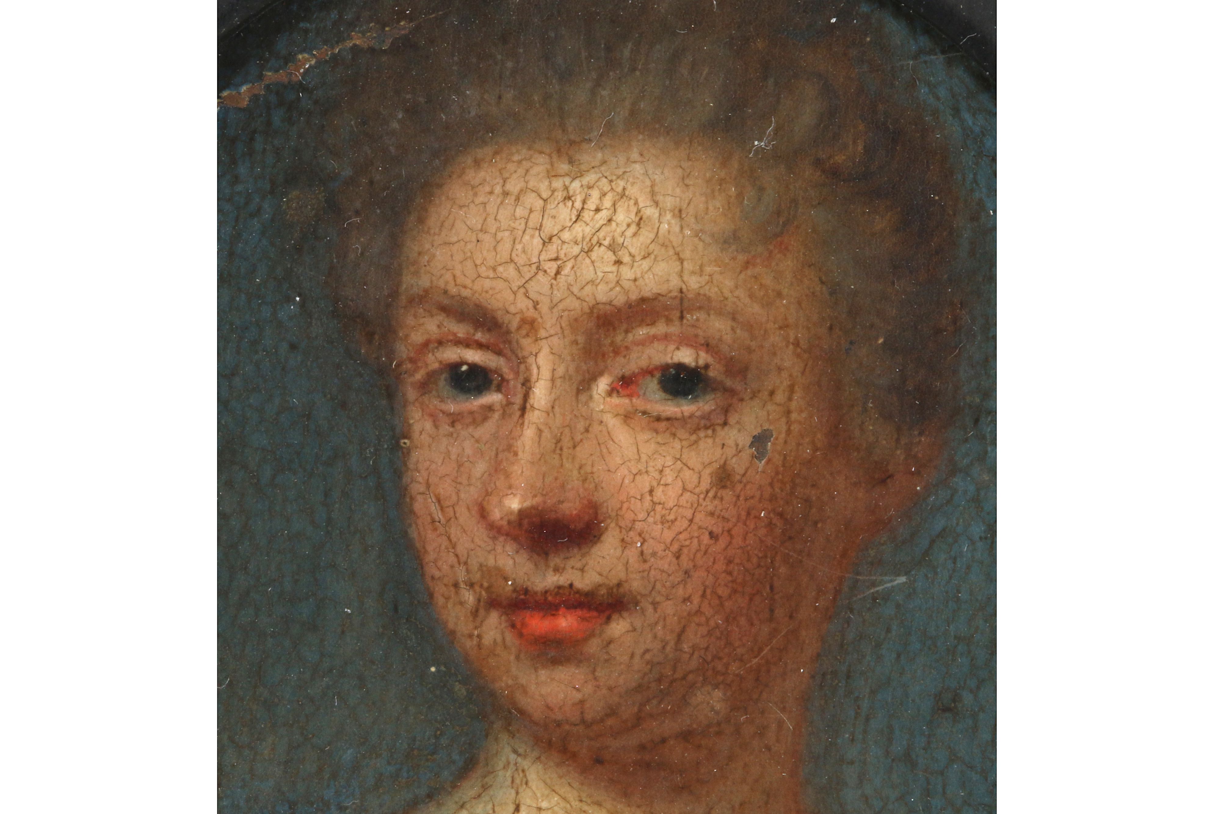 Lot 2 - ENGLISH SCHOOL CIRCA 1700 Portrait miniature