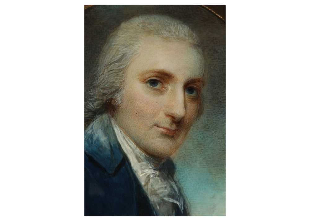 Lot 33 - WILLIAM GRIMALDI (BRITISH 1751-1830) Portrait