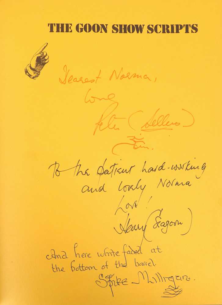 Lot 101 - The Goon The Goon Show Scripts, third