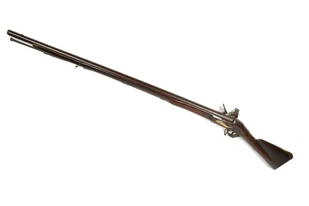 Lot 152 - A short land pattern brown bess musket, late