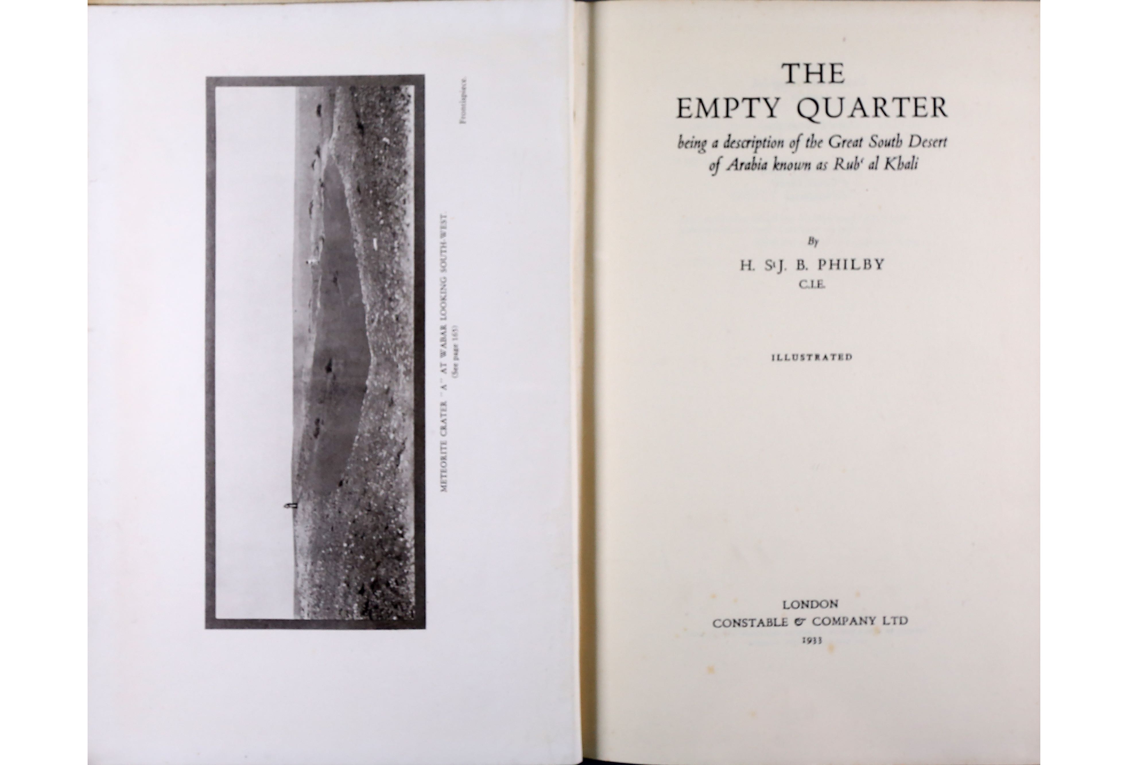 Lot 268 - Philby (Harry St. John Bridger) Arabia of