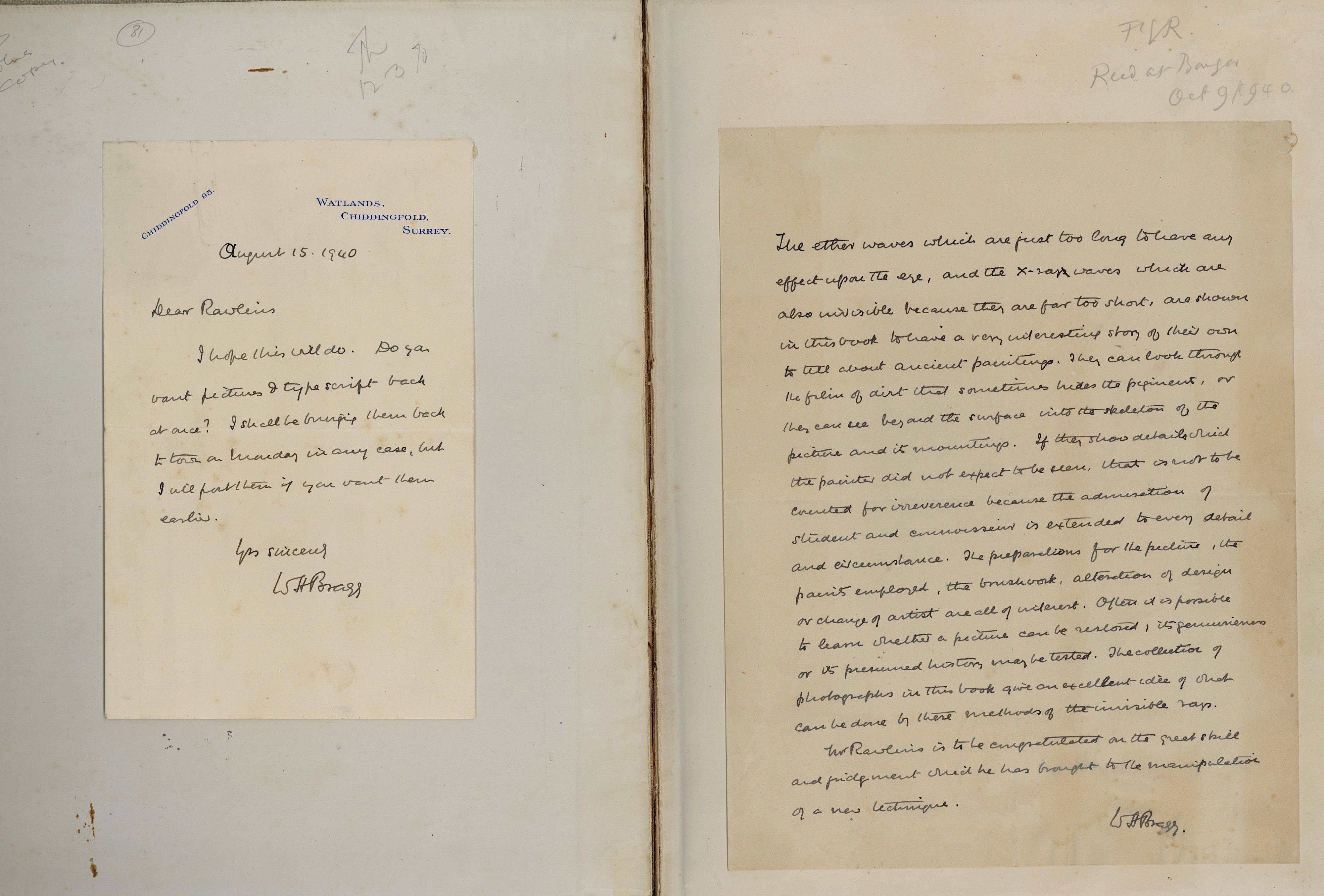 Lot 249 - Bragg (William) From the National Gallery