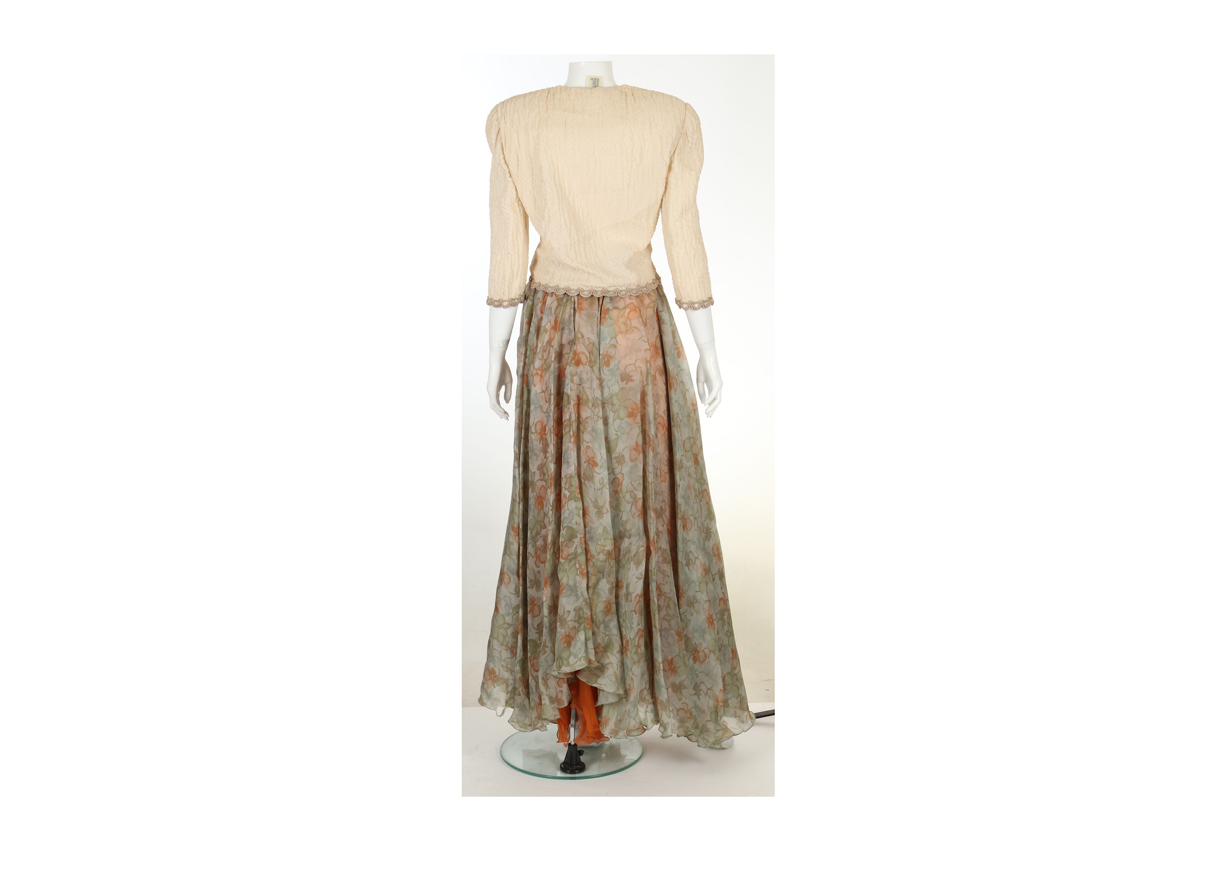 Lot 458 - Giorgio Armani Silk Outfit, 1990's,