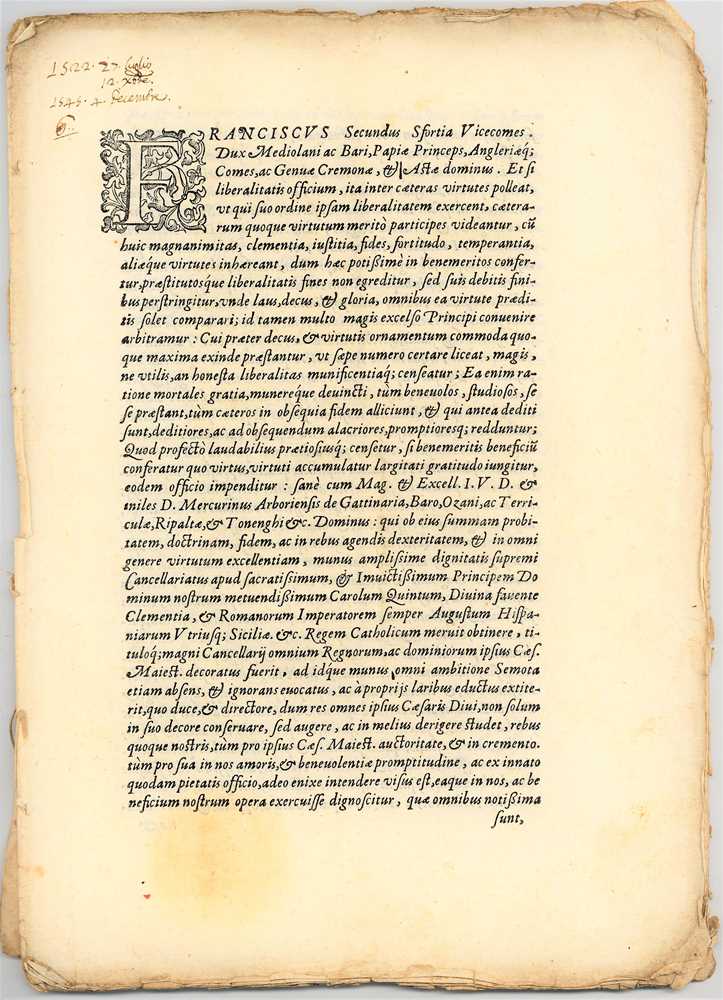 Lot 178 - 17th-century Italian documents.- Manuscript