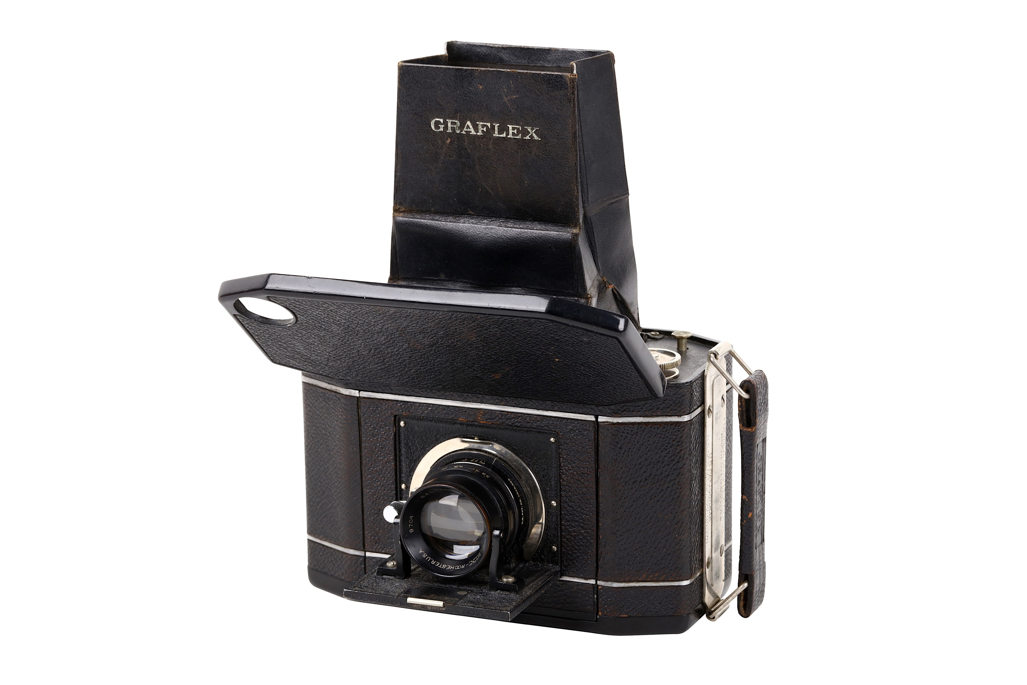 Lot 56 - A National Graflex Series II SLR Camera