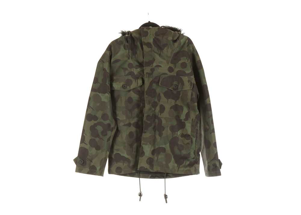 Lot 457 - Coach Men's Camouflage Parka, zip up jacket