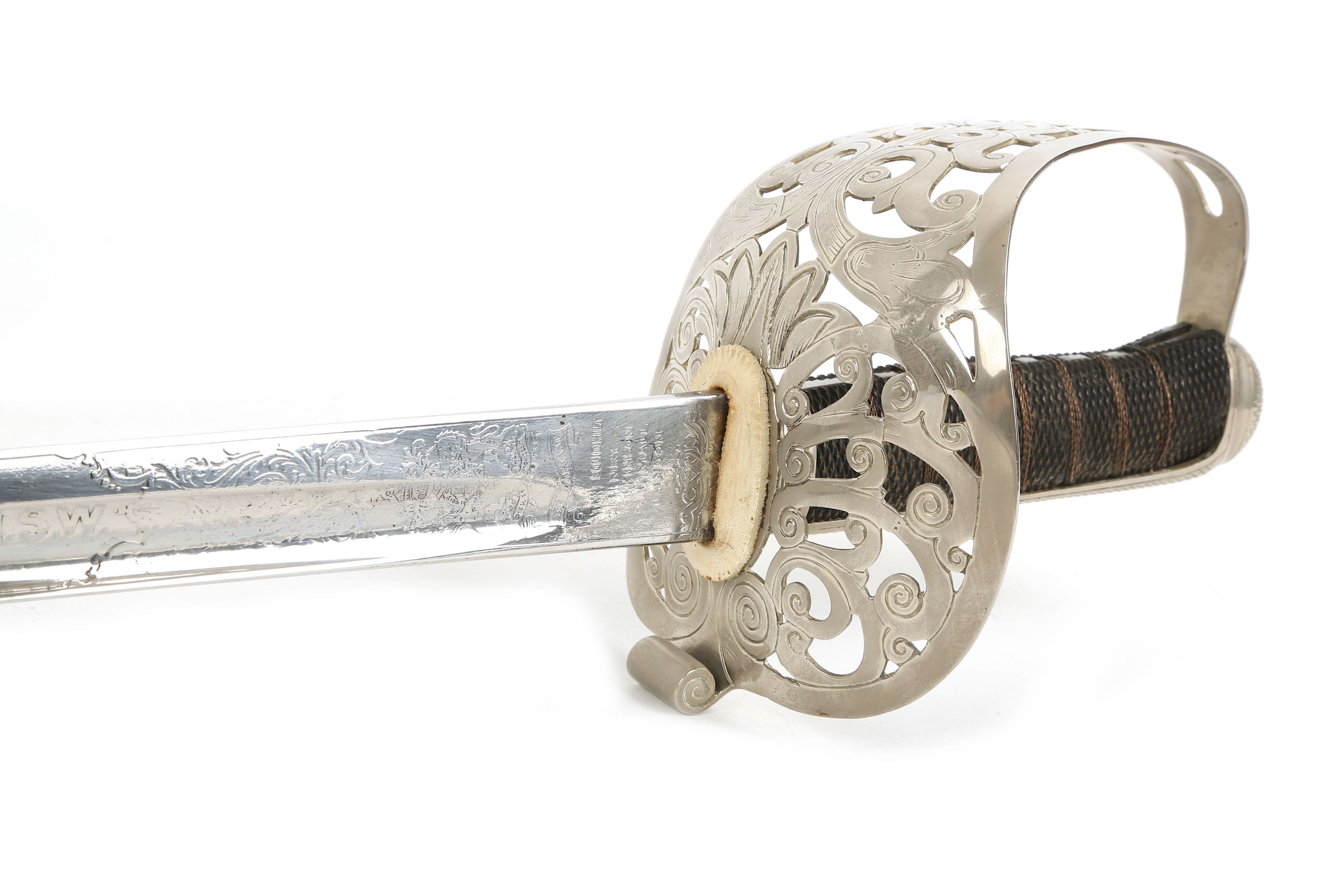 Lot 135 - A British cavalry officer's sword, 1896