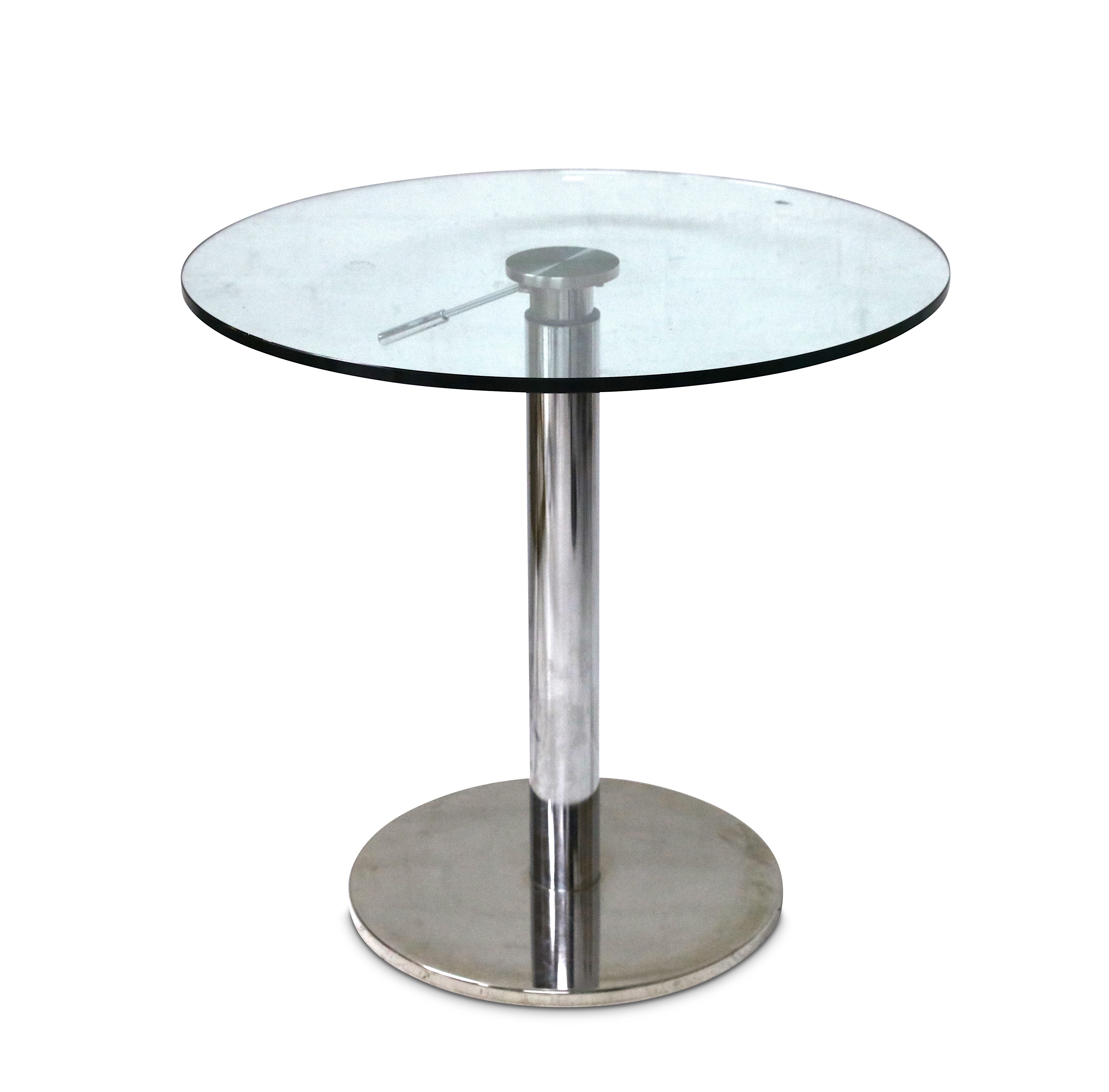 Lot 729 - A Ligne Roset 'Bobine' circular plate glass