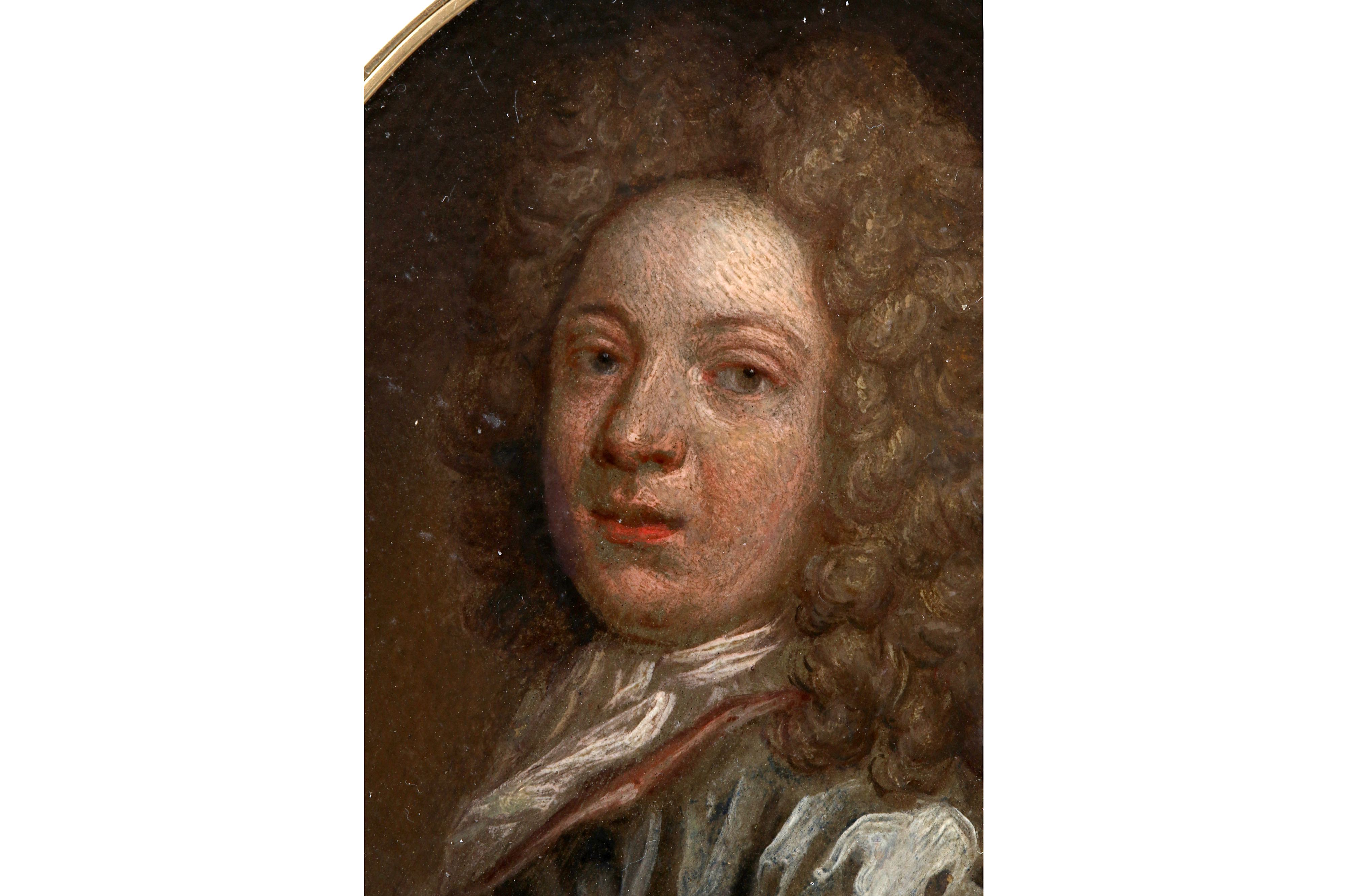 Lot 8 - ENGLISH SCHOOL (CIRCA 1705) Portrait miniature