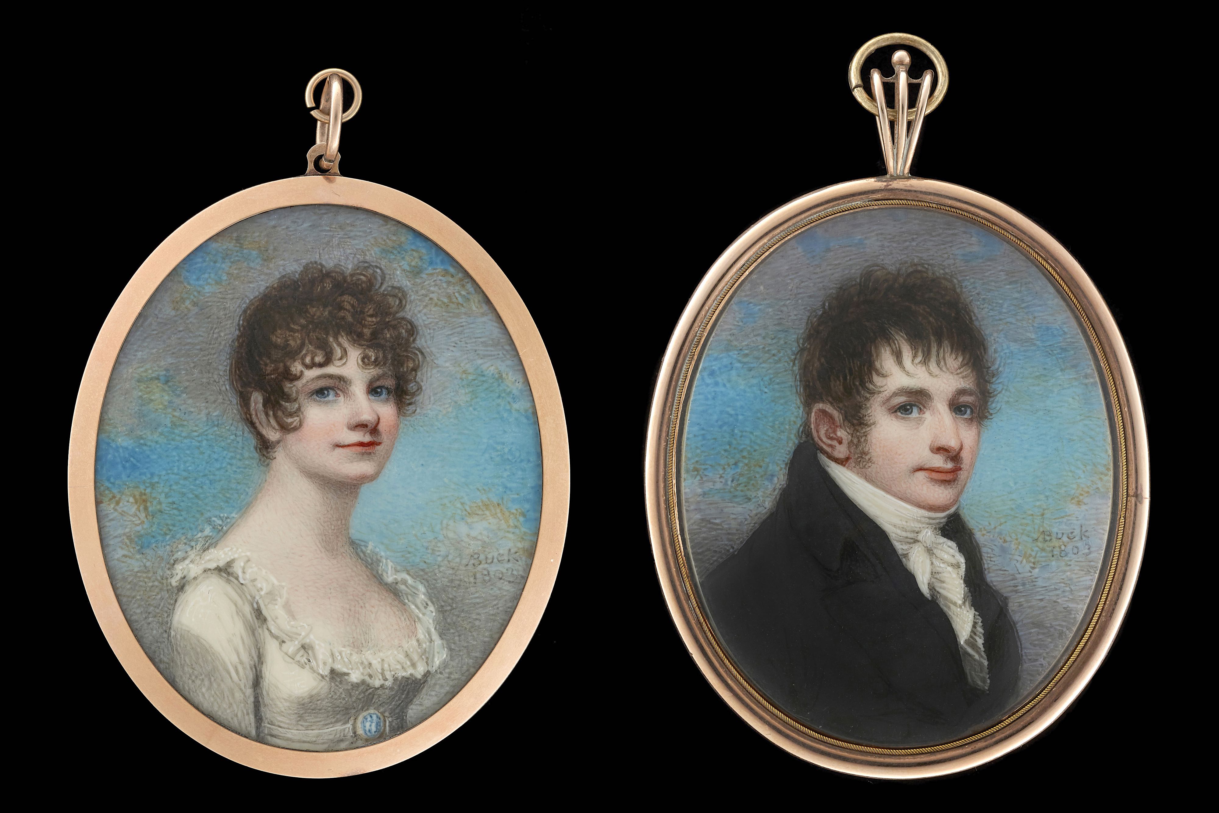 Lot 32 - ADAM BUCK (IRISH 1759-1833) A pair of