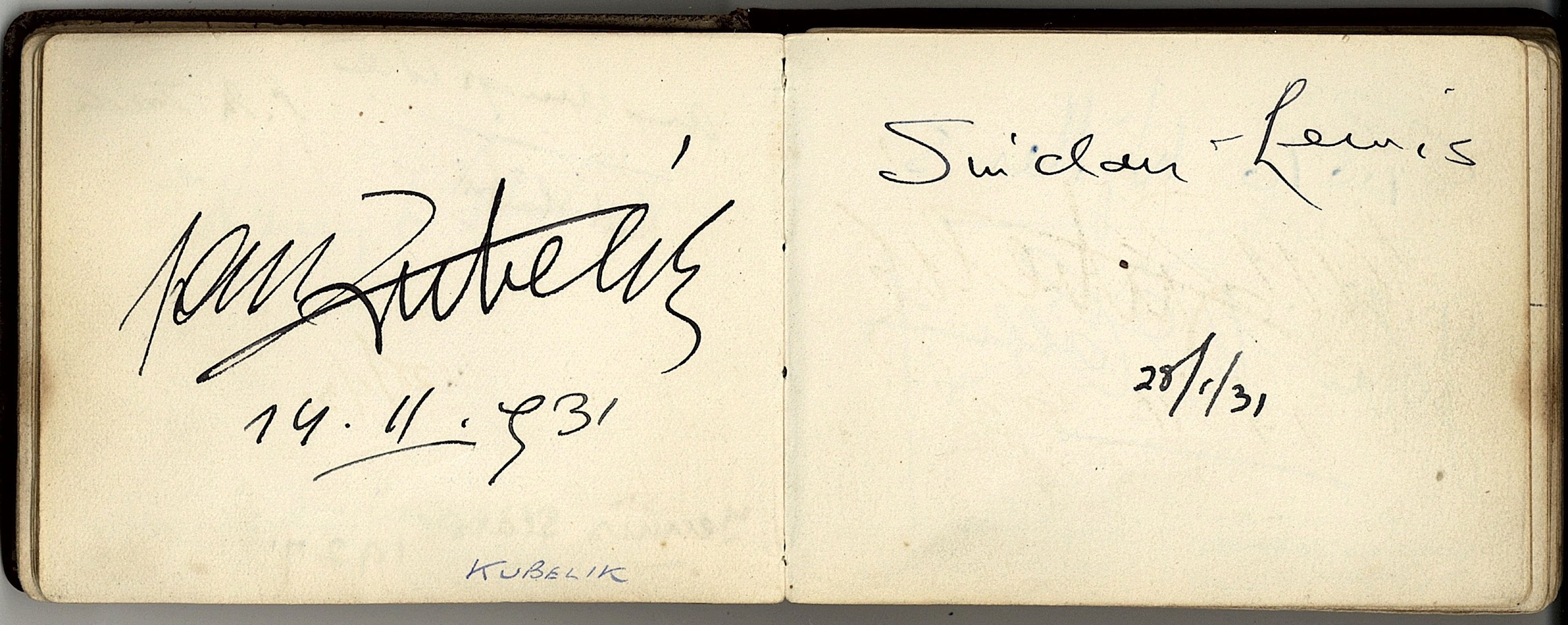 Lot 27 - Autograph Album.- Incl. Rudolph Valentino