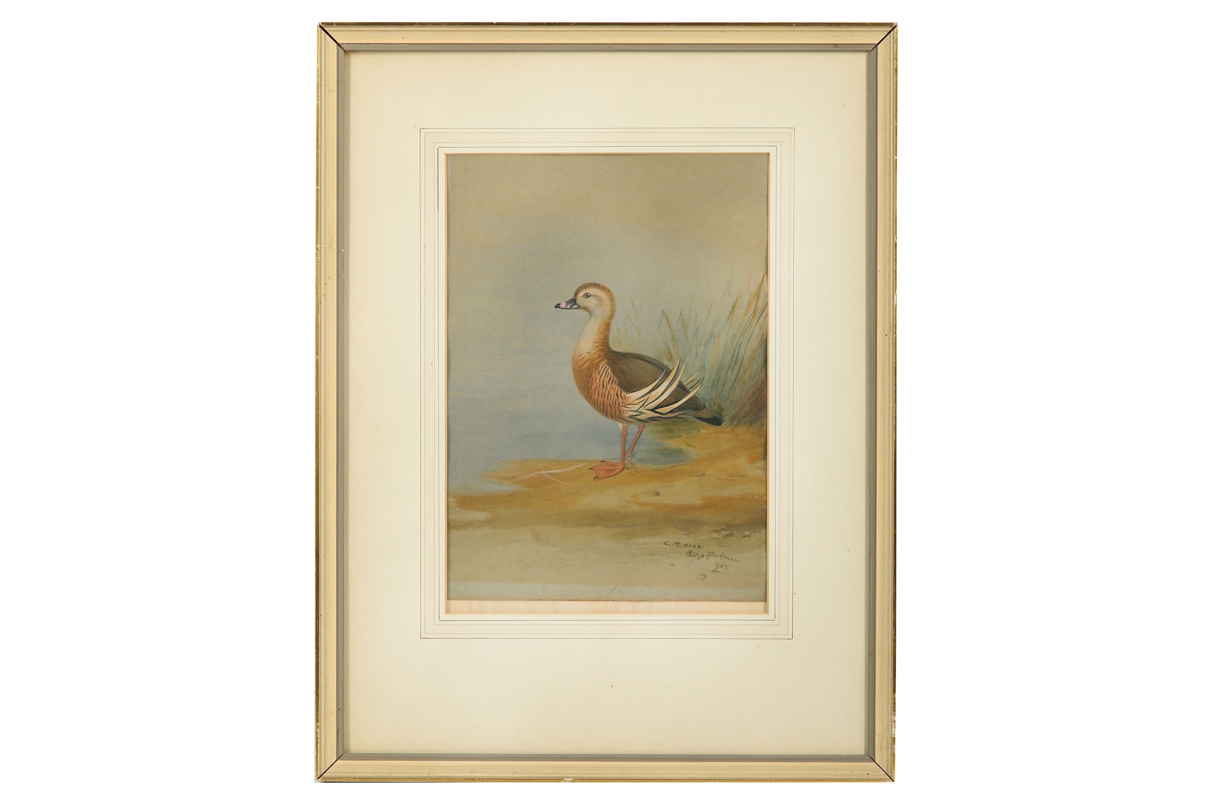 Lot 100 - Rickman (Philip) Brown Duck on a Bank,