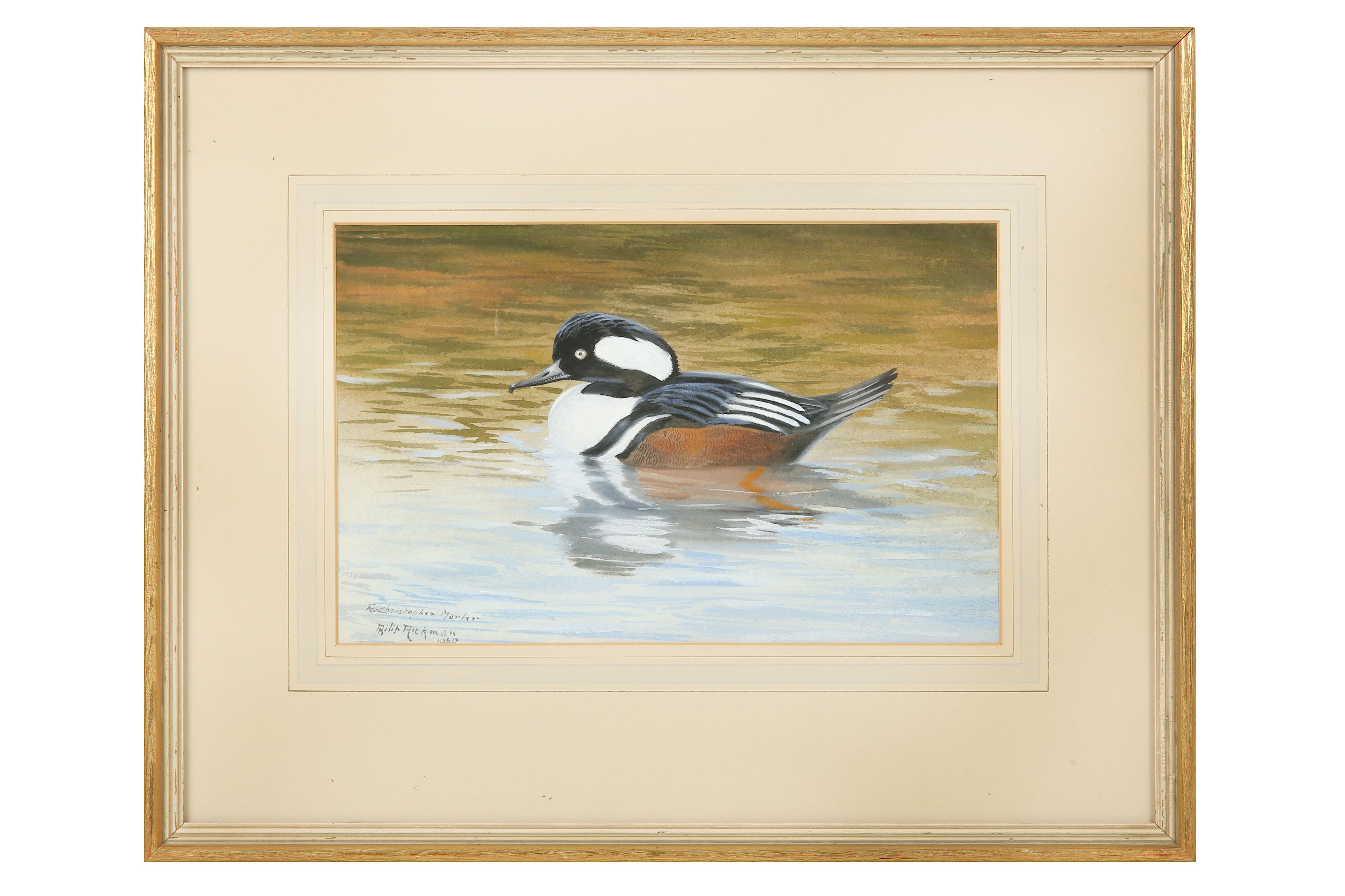 Lot 100 - Rickman (Philip) Brown Duck on a Bank,
