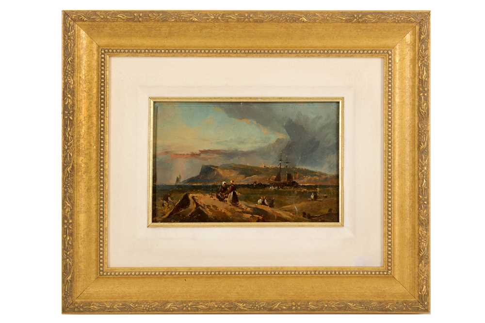 Lot 539 - John Swift (1815-1869) Coastal scene Signed