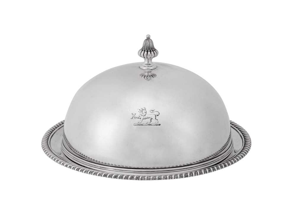 Lot 241 - A Victorian sterling silver muffin dish,