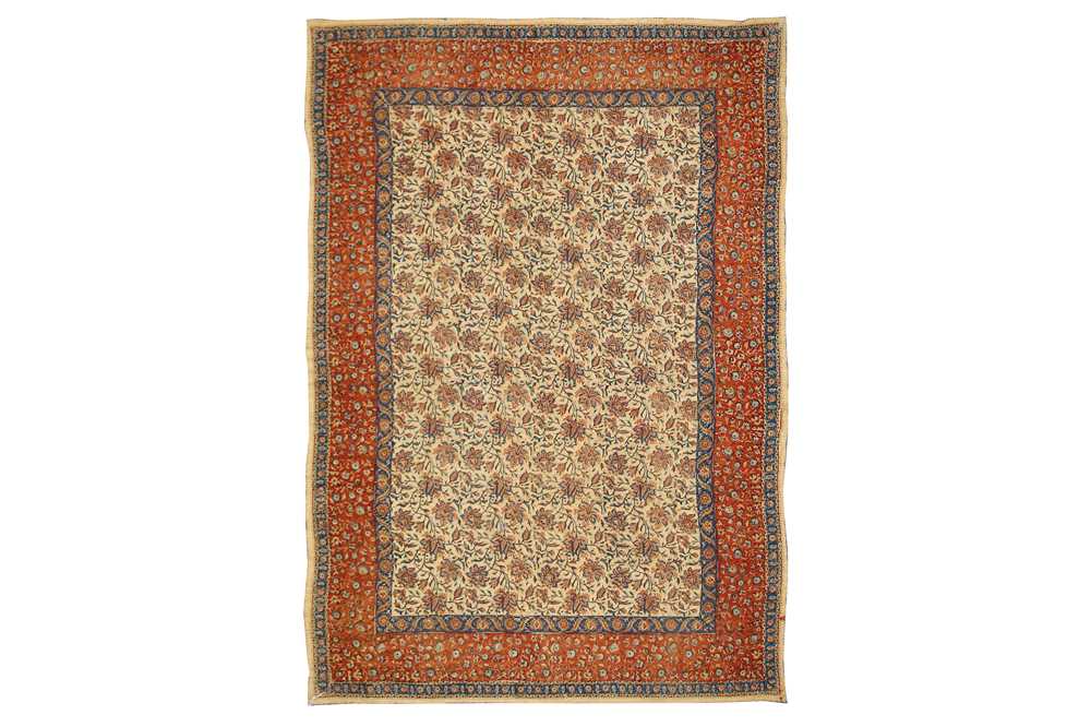 Lot 26 - A FINE GHALAMKARI TEXTILE, POSSIBLY ISFAHAN,