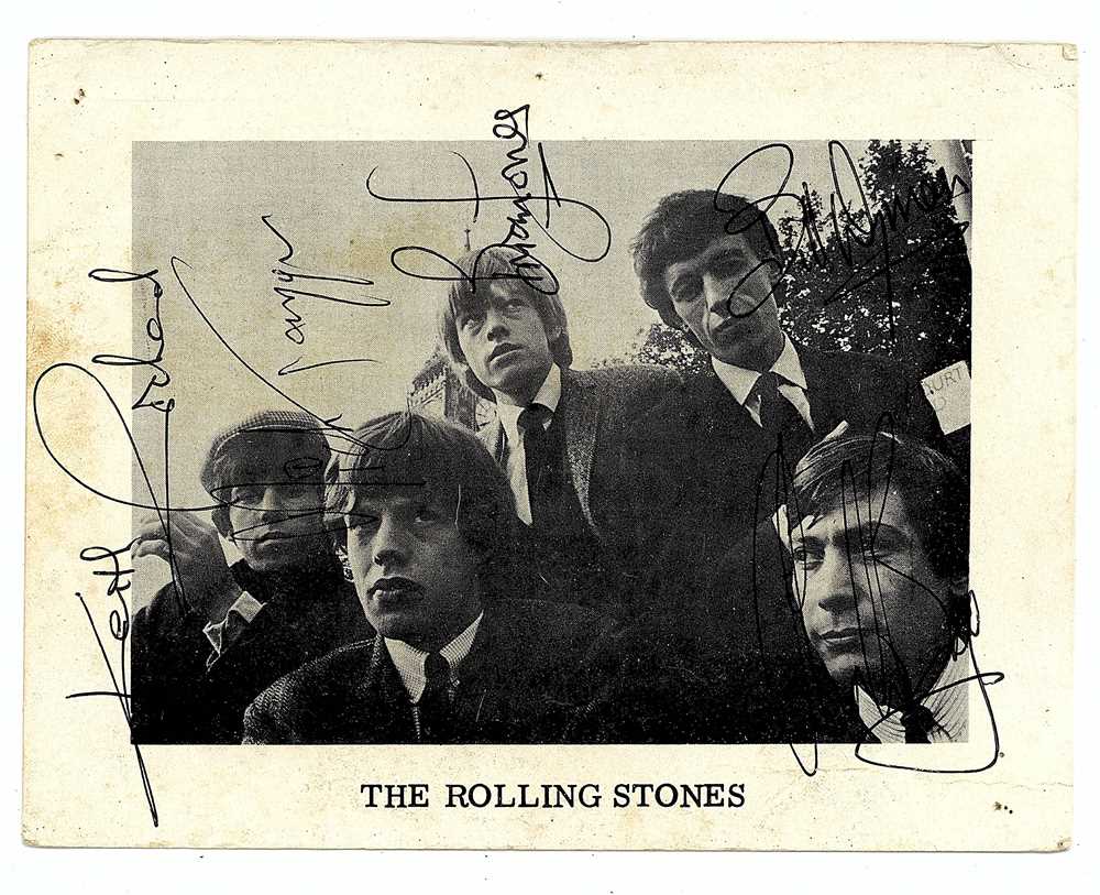 Lot 163 - Autograph Album.- Incl. the Rolling Stones