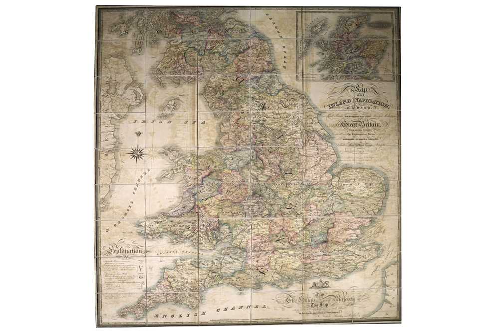 Lot 585 - Walker (John) Map of the Inland Navigation,