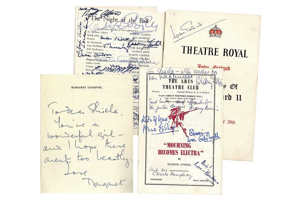 Lot 50 - Autograph Collection.- Actors & Entertainers