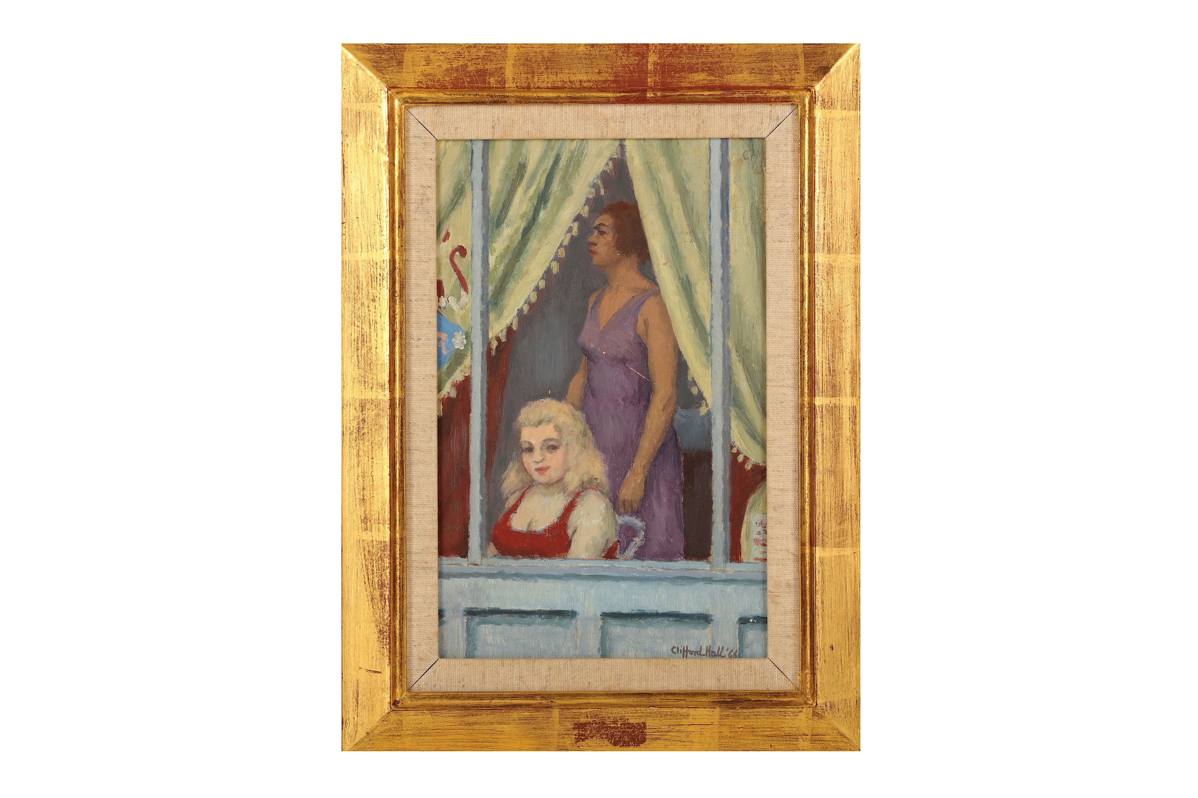 Lot 193 - CLIFFORD HALL (1904-1973) Two women at a