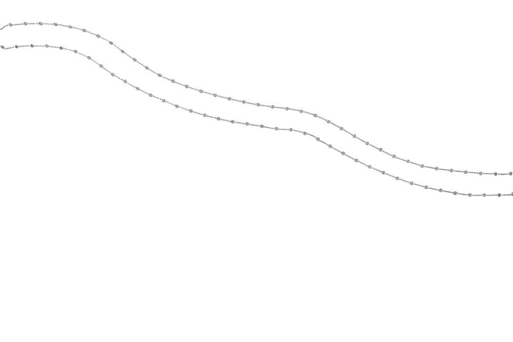 Lot 141 - A diamond longchain The articulated line of