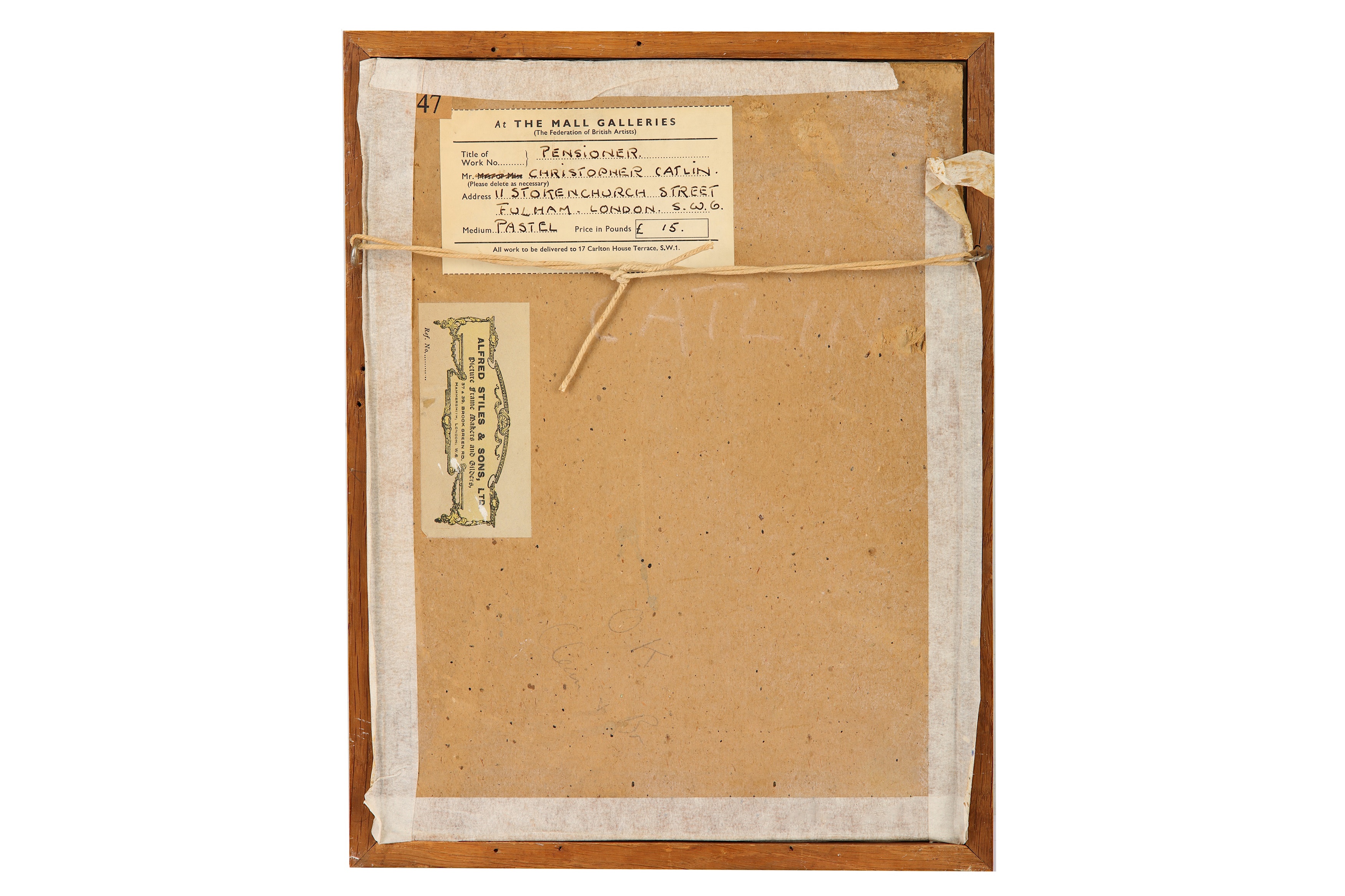 Lot 263 - Christopher Catlin (1902-1987) The Pensioner