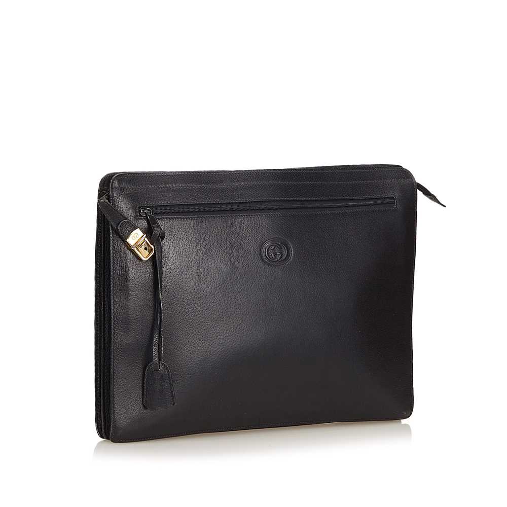 Lot 133 - Gucci Folio Document Holder, black grained