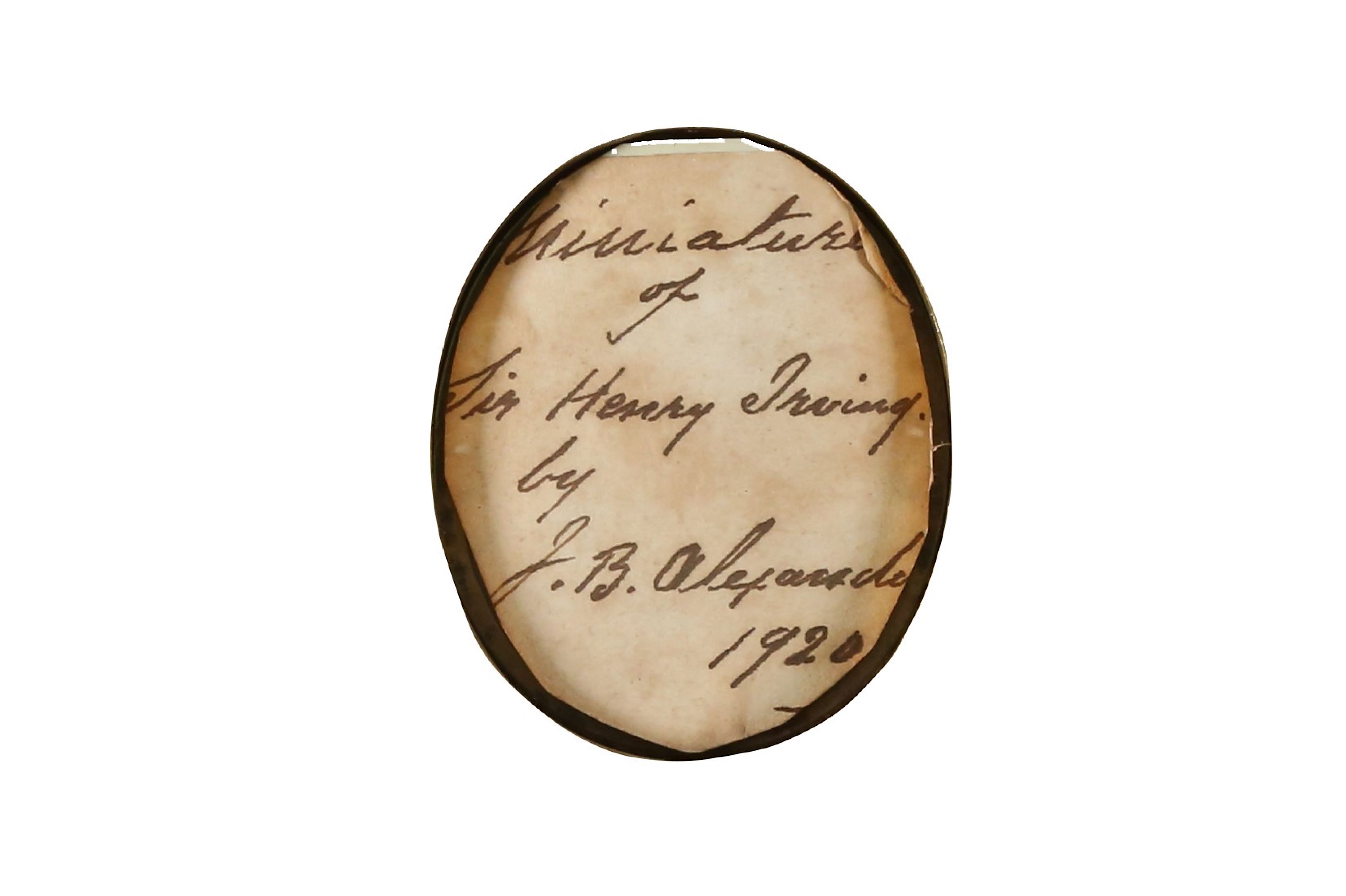 Lot 96 - Alexander (James Baxter) Miniature portrait