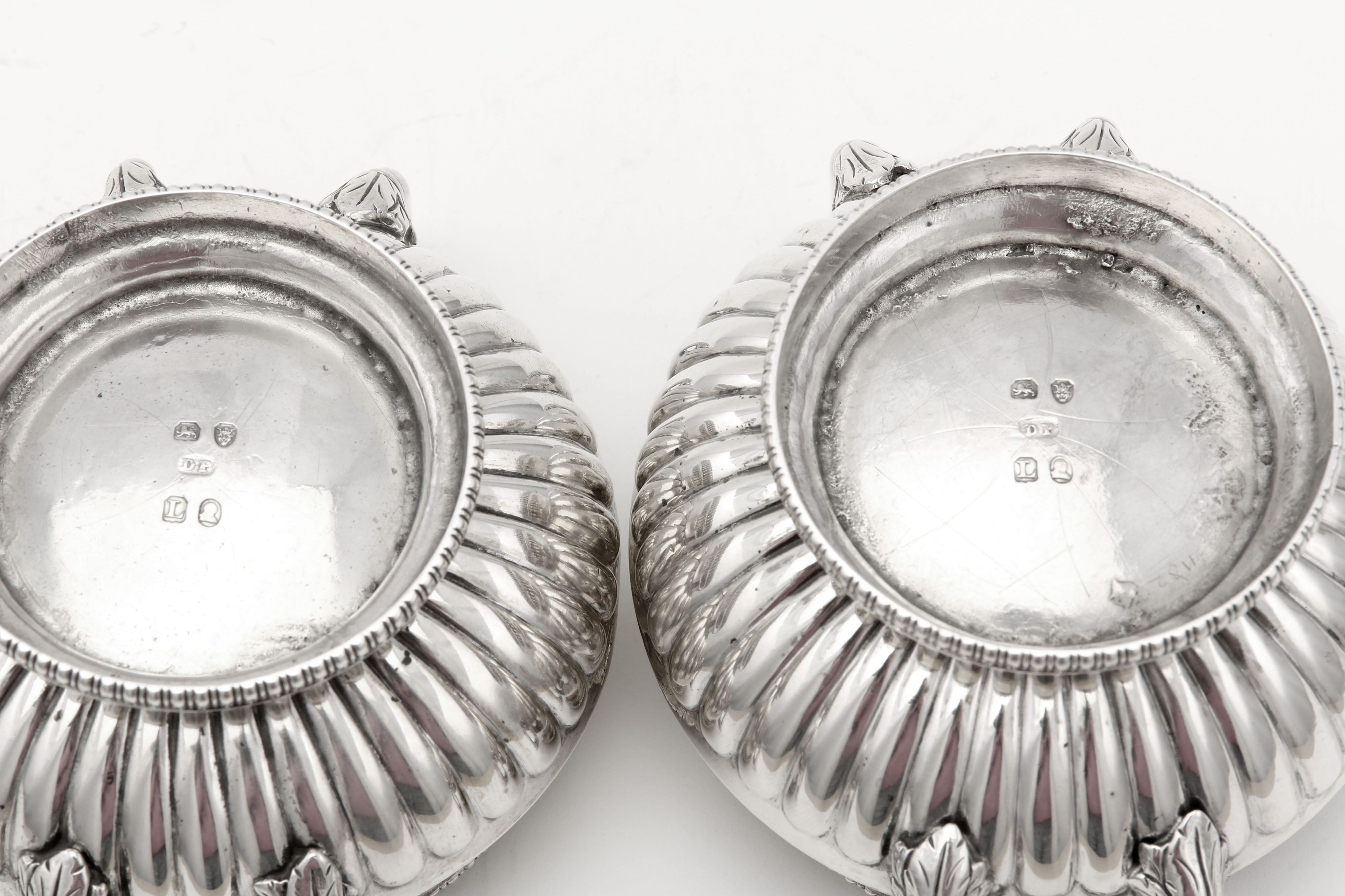 Lot 34 - A pair of George III sterling silver twin