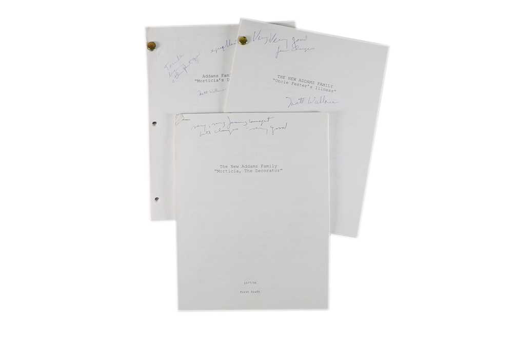 Lot 72 - Addams Family.- Six scripts of episodes of
