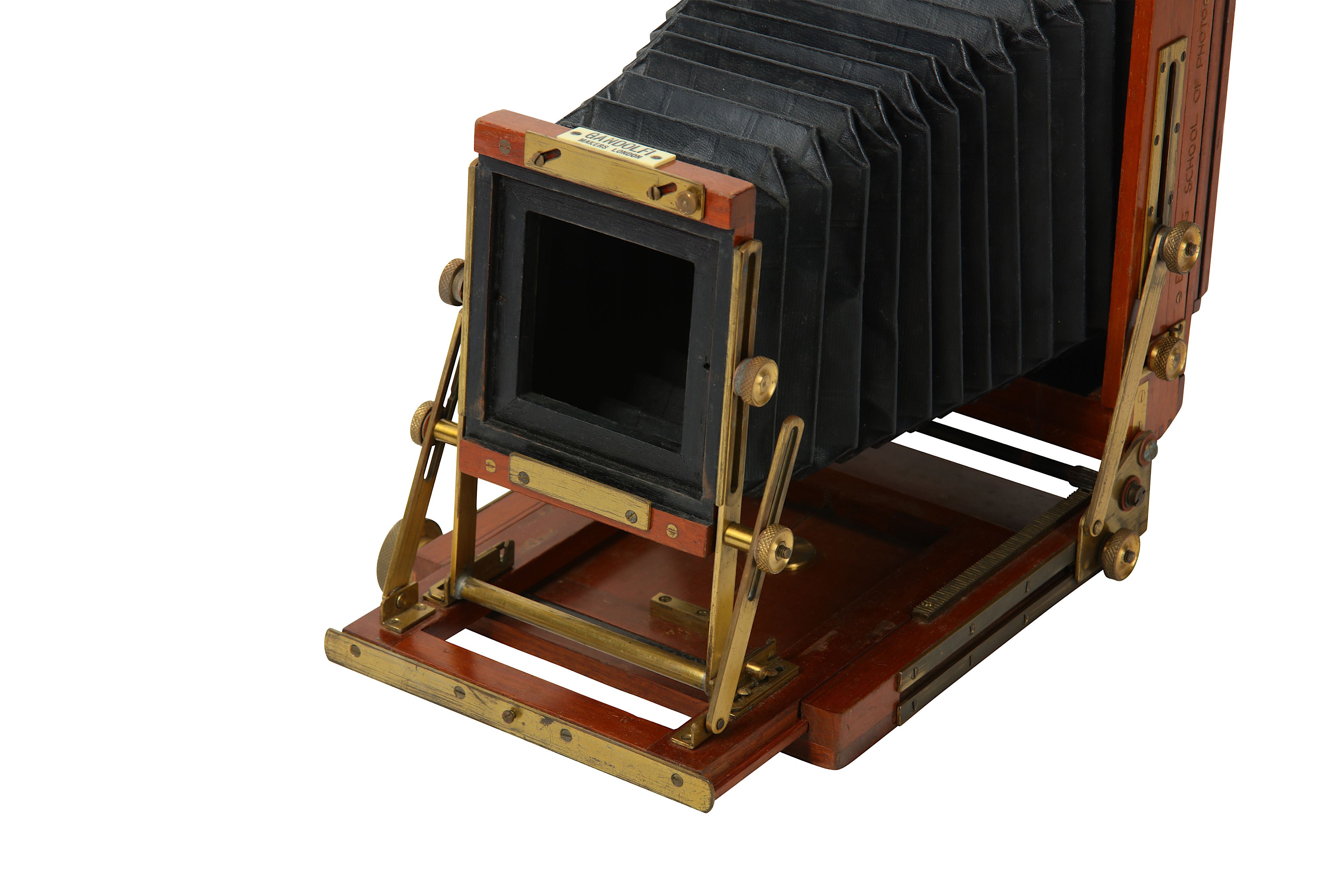 Lot 127 - A Gandolfi 5x4 Mahogany Field Camera Date: c.