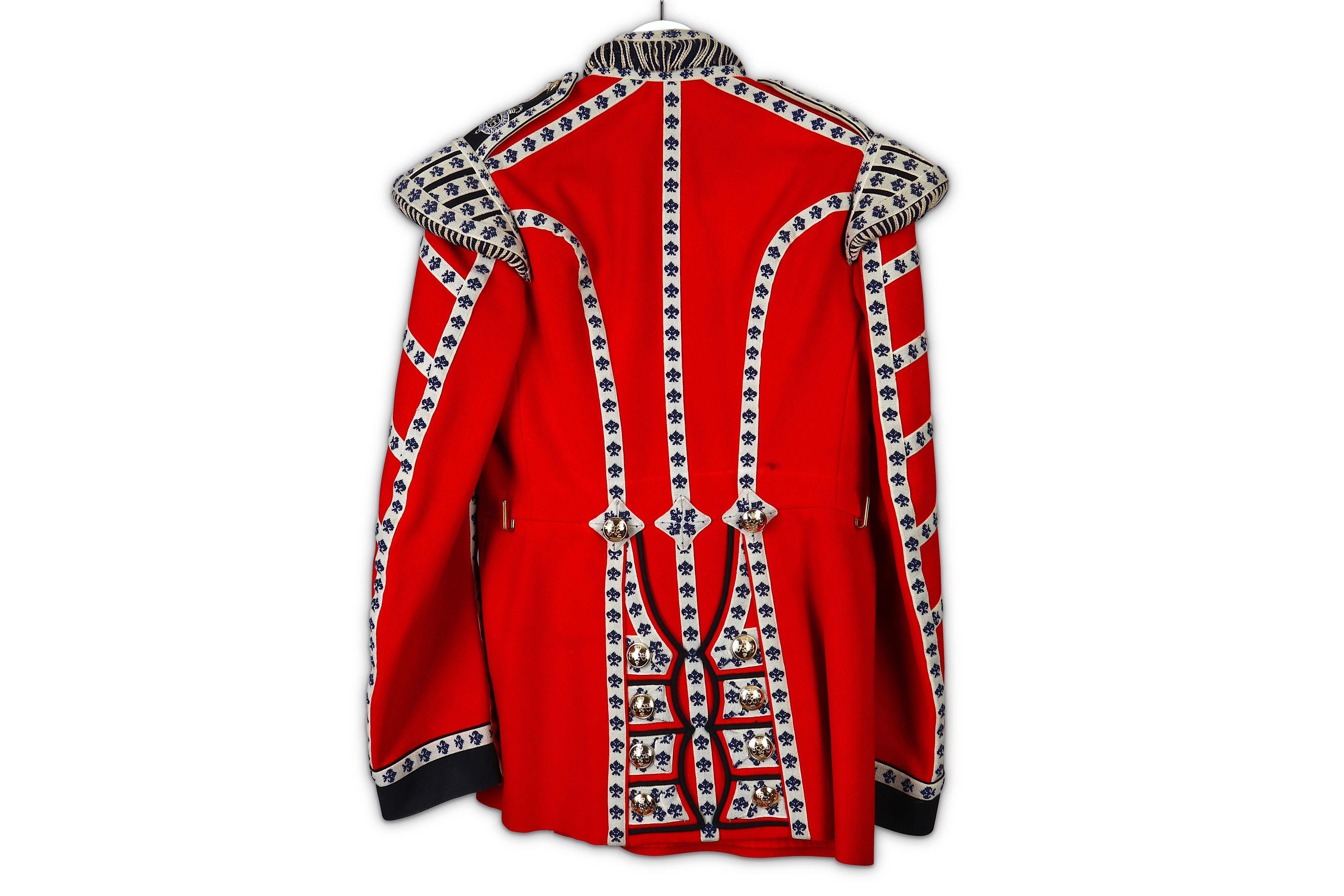 Lot 204 - An Irish Guards regimental mess dress jacket