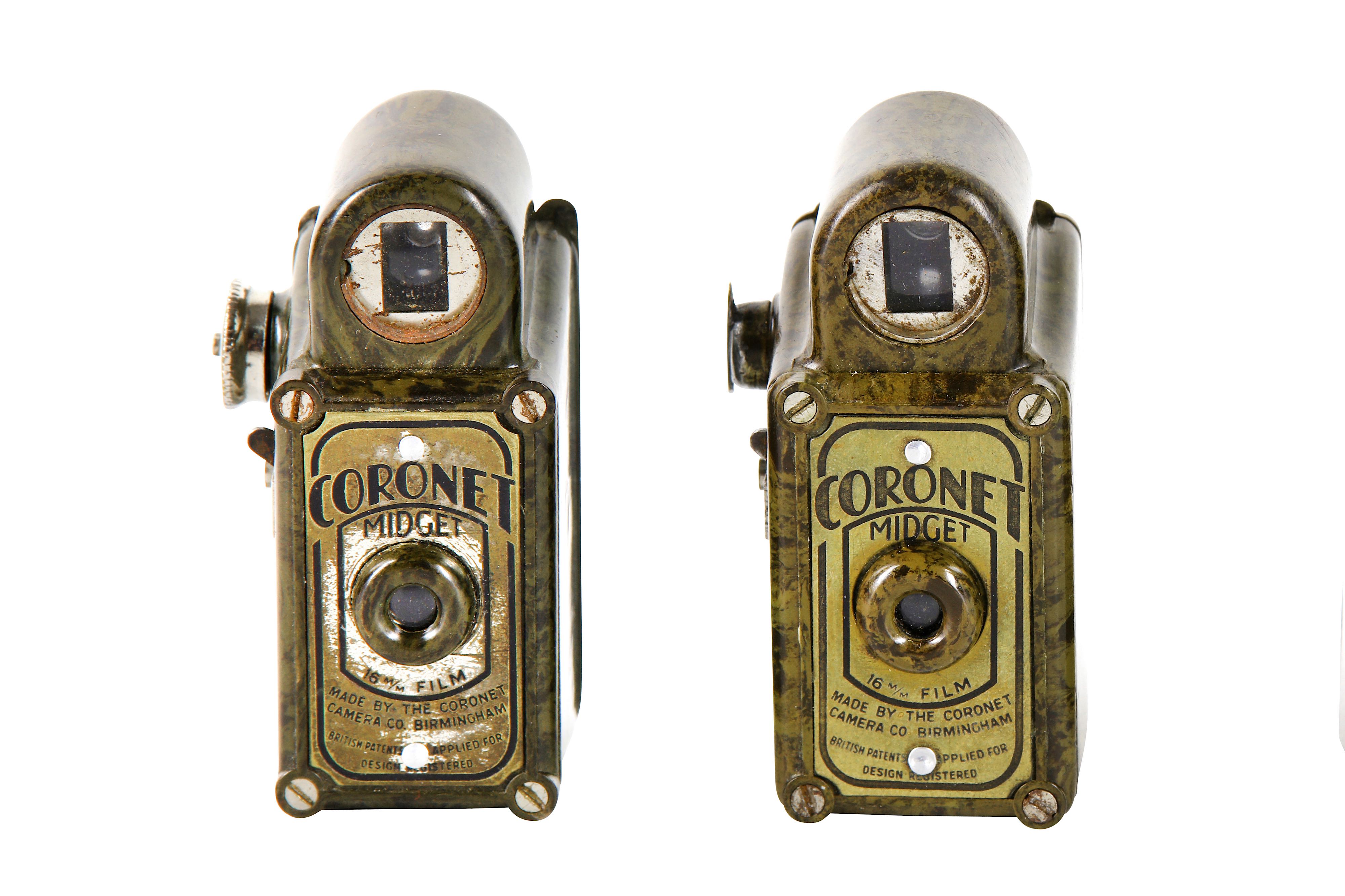 Lot 2 - A Pair of Coronet Midget Sub-Miniature Cameras