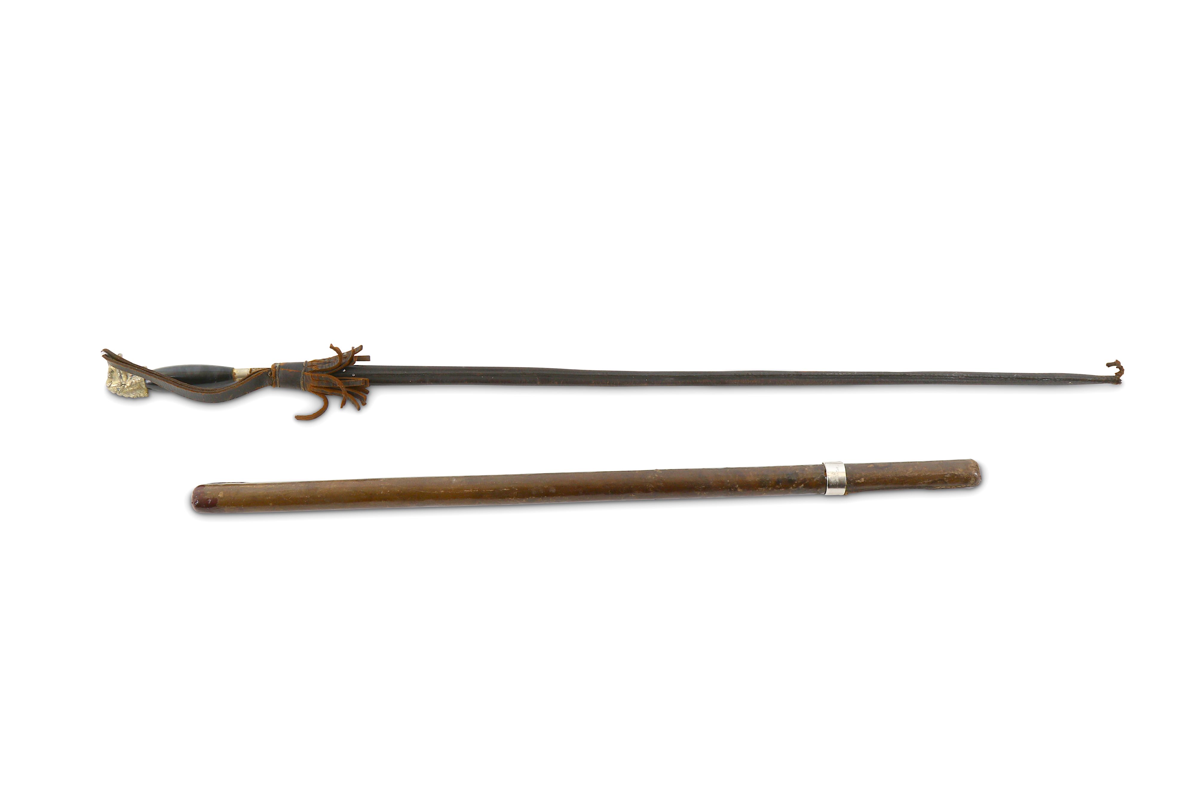 Lot 139 - Two swagger stick type sword (dagger) sticks.