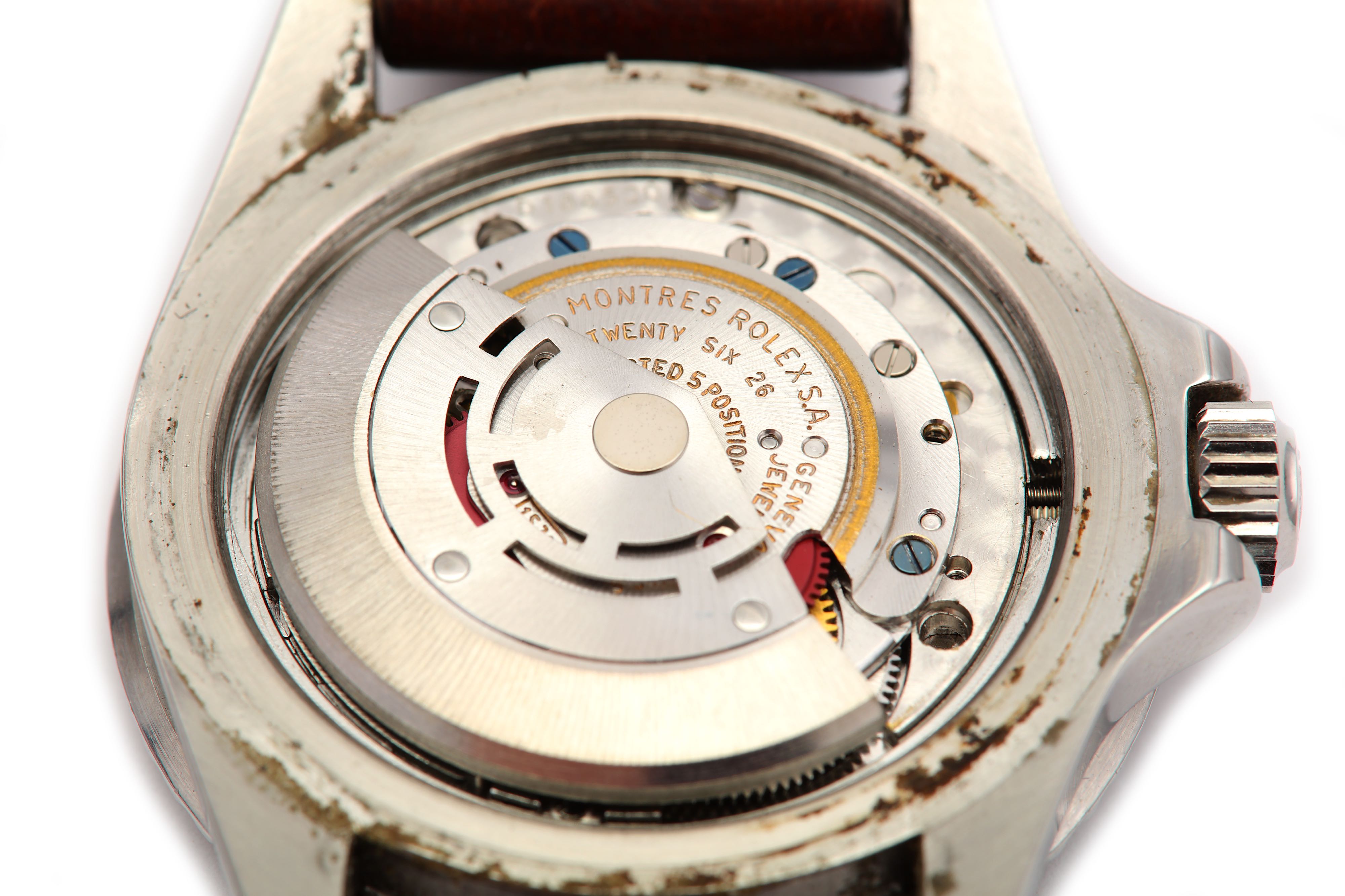 Lot 26 - ROLEX. A MENS RARE STAINLESS STEEL AUTOMATIC