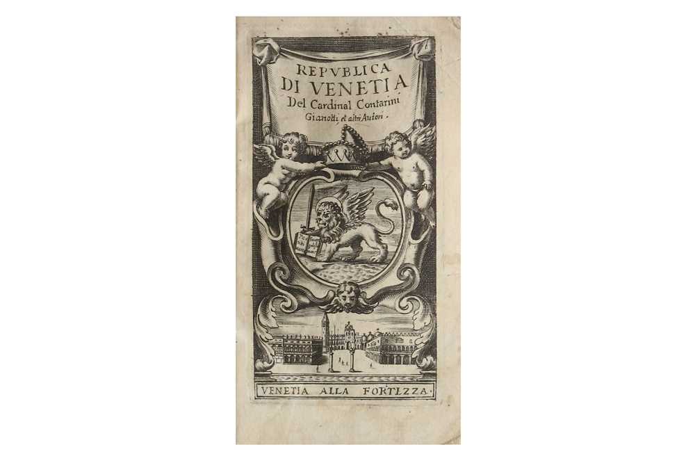 Lot 303 - Contarini (Gasparo) Della Republica, et
